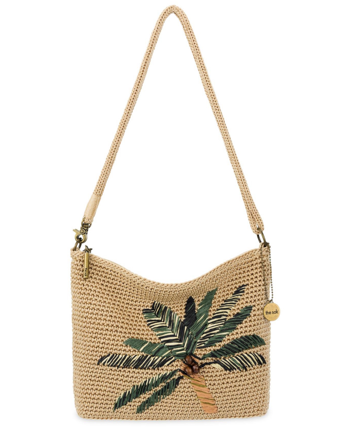 Click here for The Sak Womens Lumi Crochet Crossbody Bag - Palm T... prices
