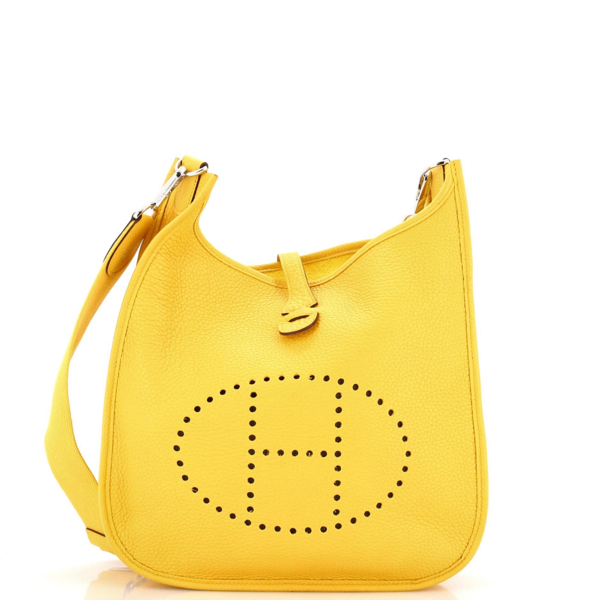 Click here for Pre-Owned HERMES Pm Evelyne Bag Gen Iii Clemence -... prices