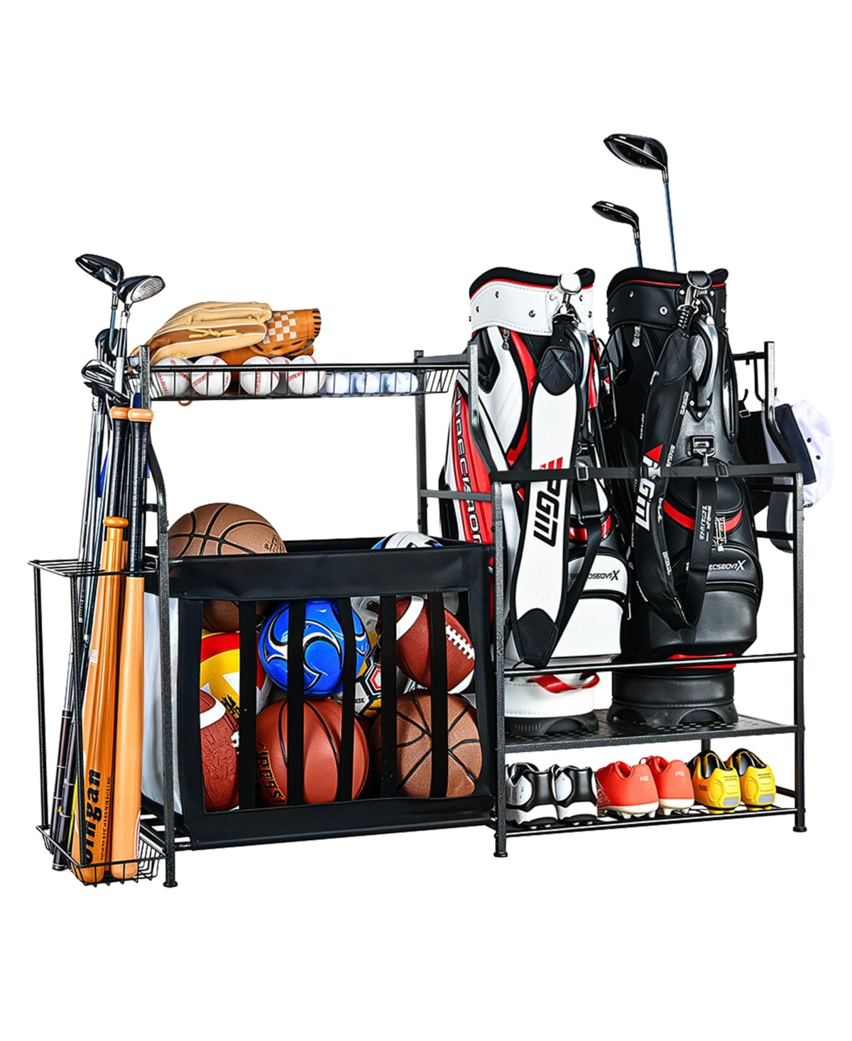 Click here for Mythinglogic Golf Bag Organizer Rack with Ball Sto... prices