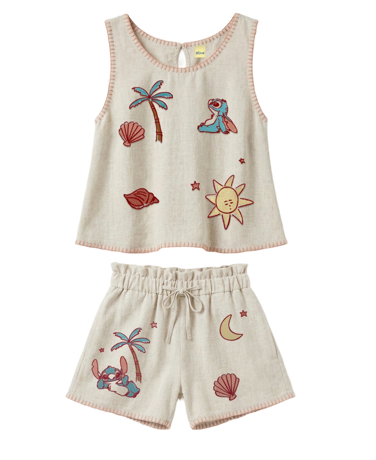 Click here for Disney Girls 2T-6X Tank Top and Shorts  2-Piece Se... prices