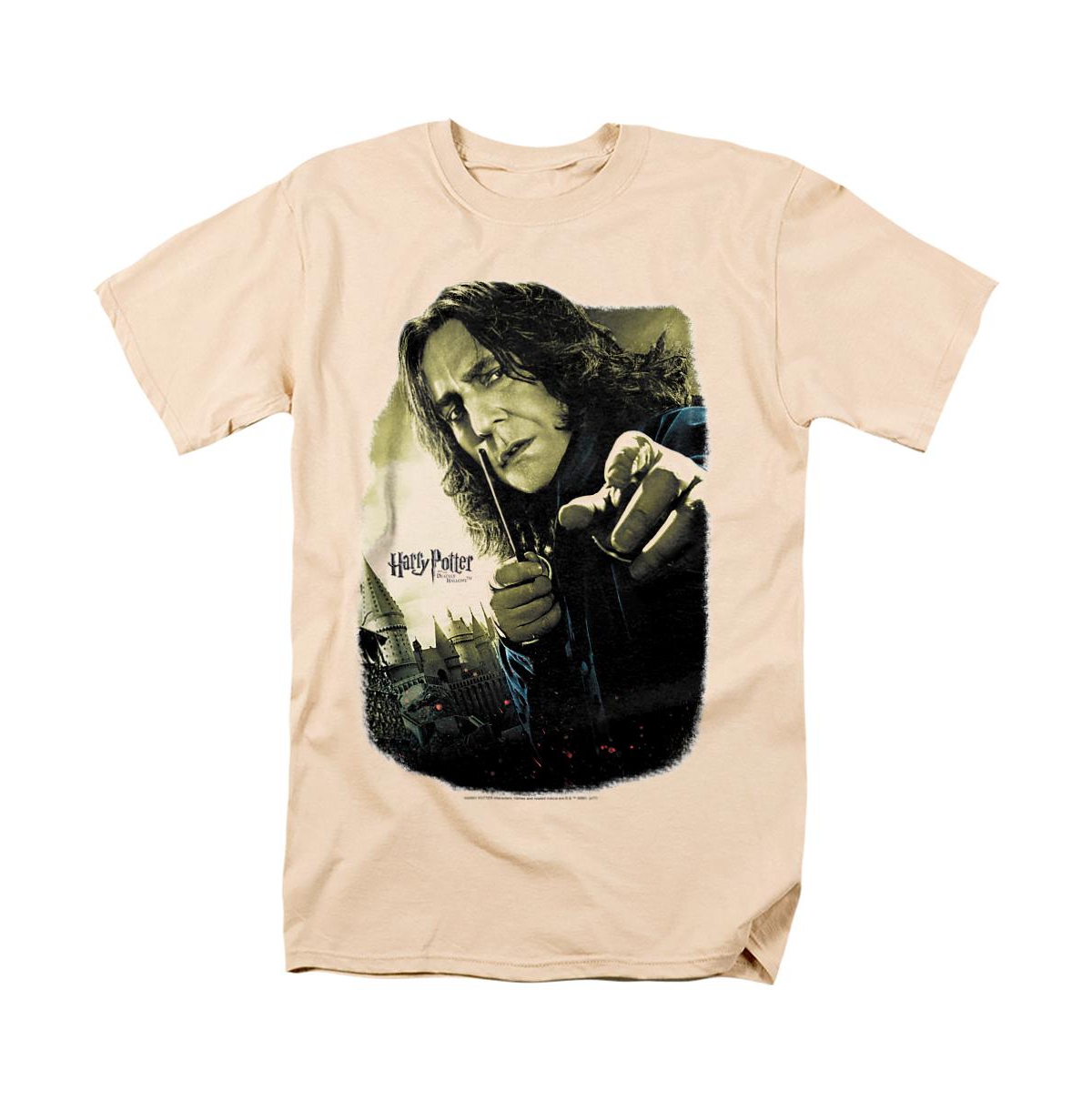 Click here for Harry Potter Mens Snape Poster T-Shirt - Cream prices