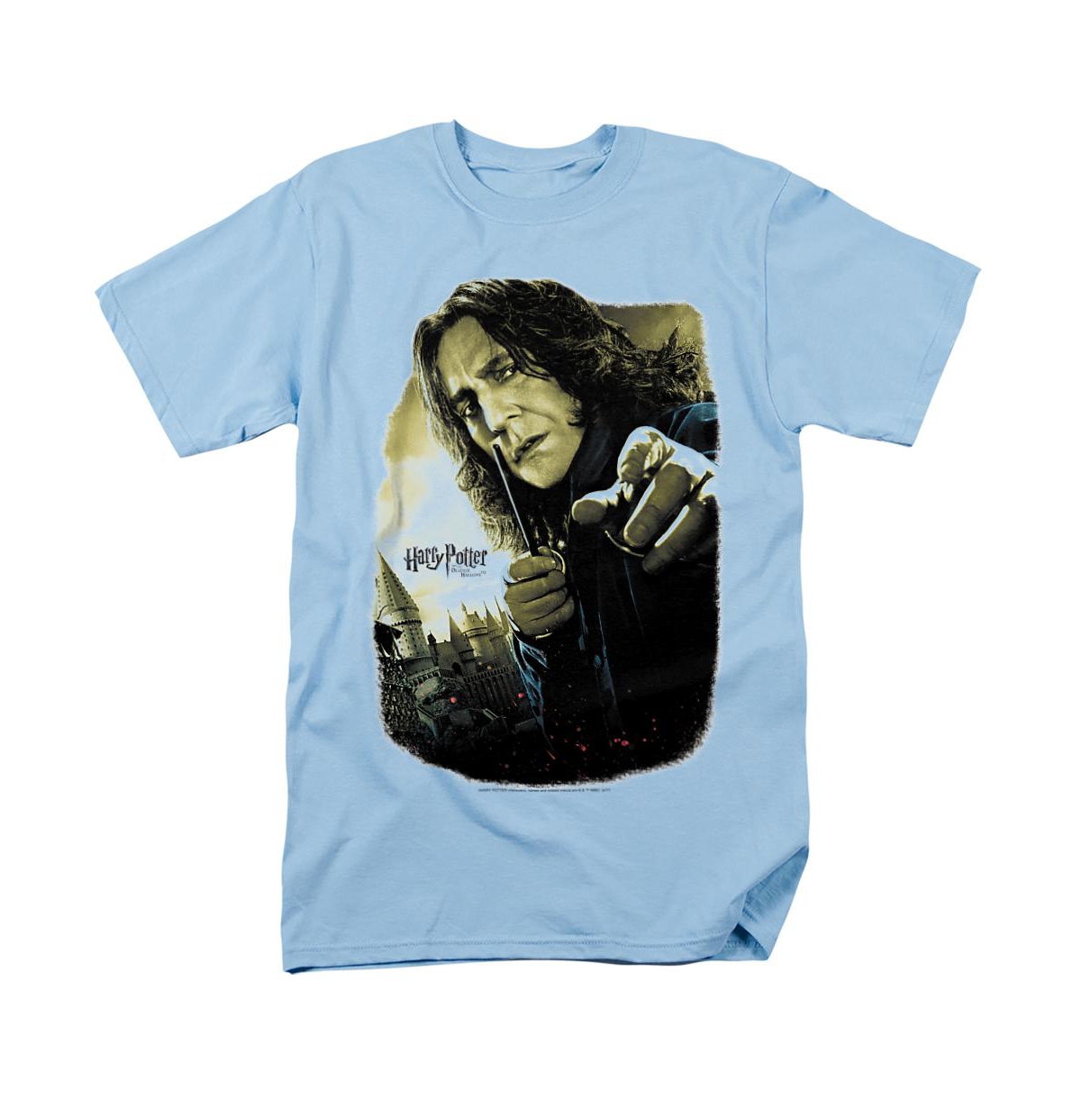Click here for Harry Potter Mens Snape Poster T-Shirt - Light blu... prices