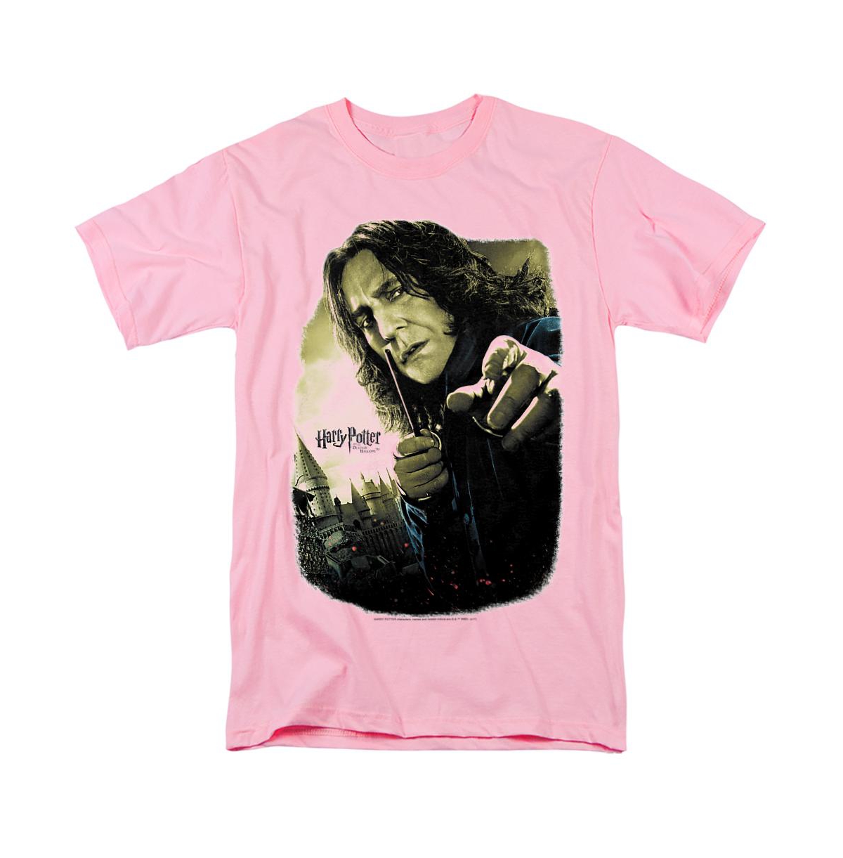 Click here for Harry Potter Mens Snape Poster T-Shirt - Pink prices