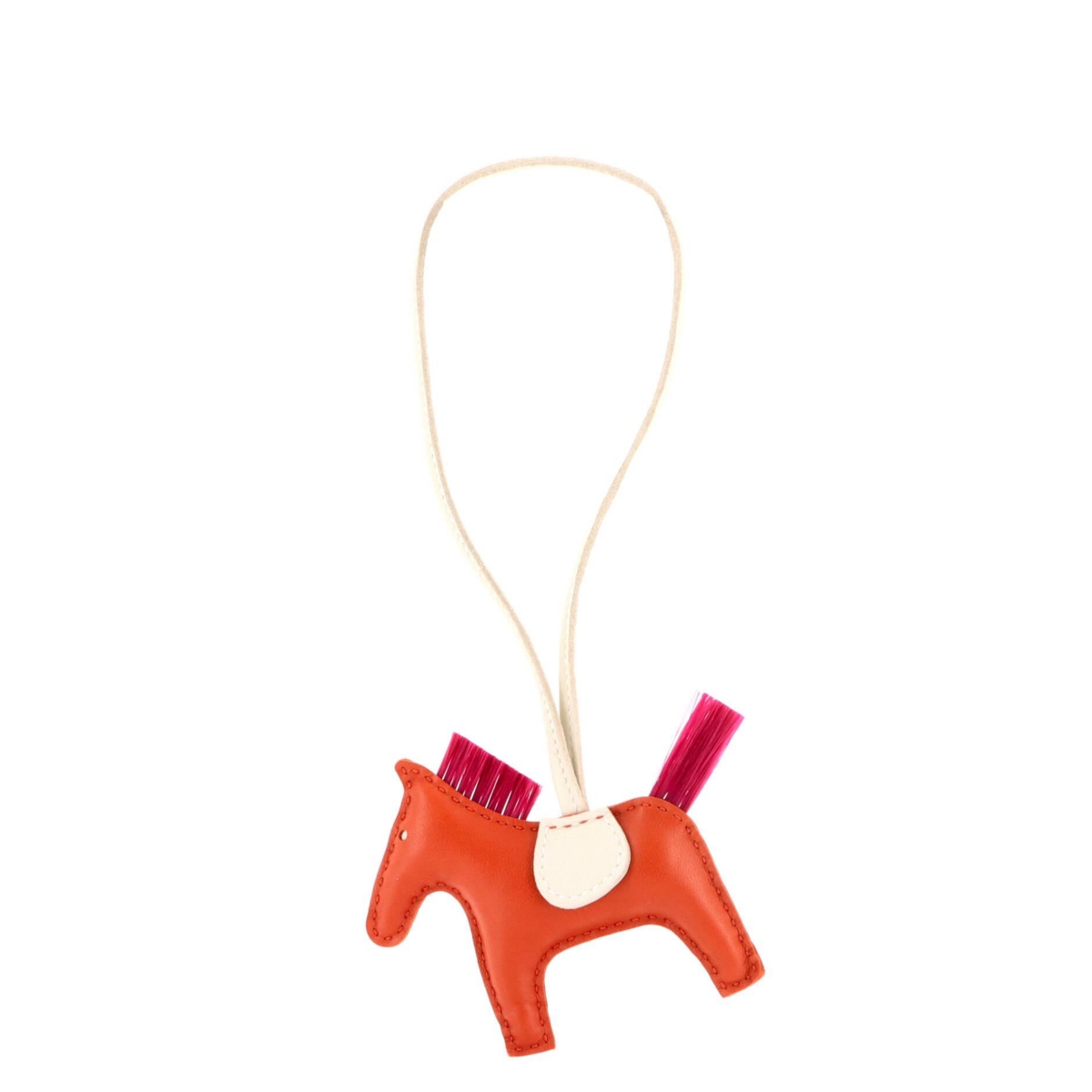 Click here for Pre-Owned Hermes Pm GriGri Rodeo Bag Charm Leather... prices