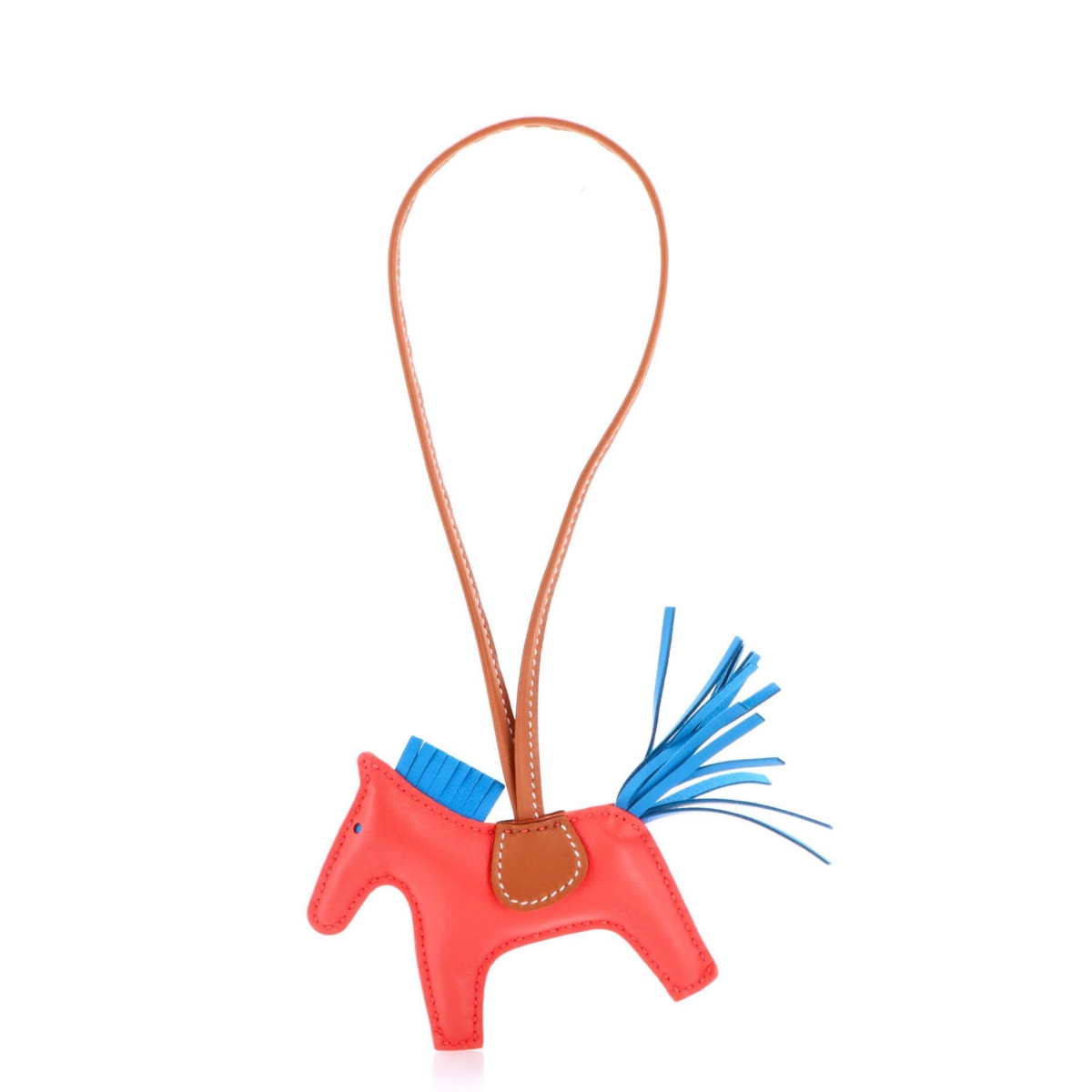 Click here for Pre-Owned HERMES Pm GriGri Rodeo Bag Charm Leather... prices