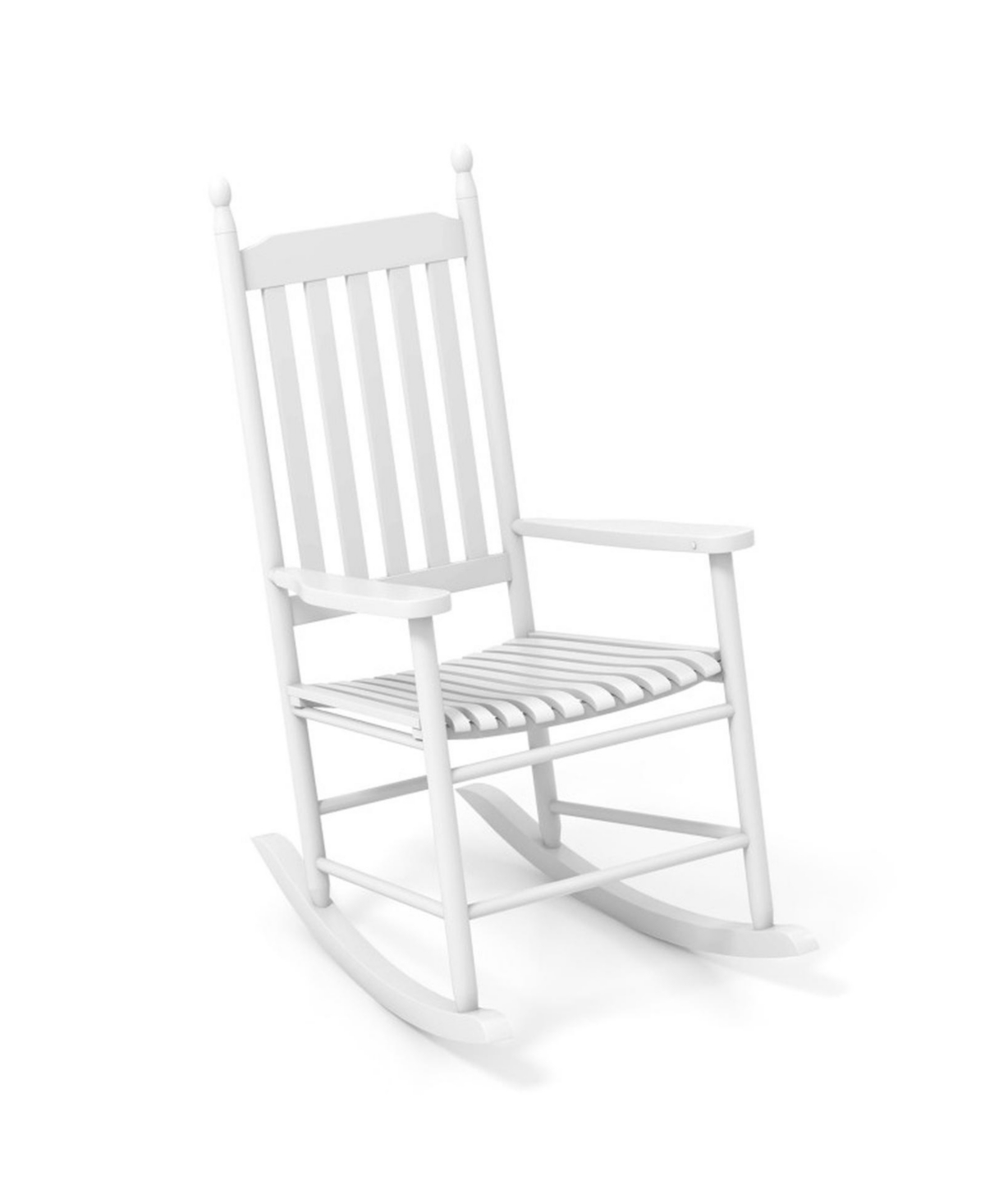 Click here for Gouun Outdoor High-Back Acacia Wood Rocking Chair... prices