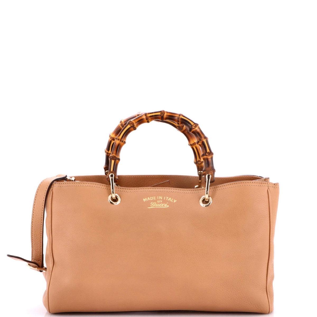 Click here for Pre-Owned Gucci Medium Bamboo Shopper Tote Leather... prices