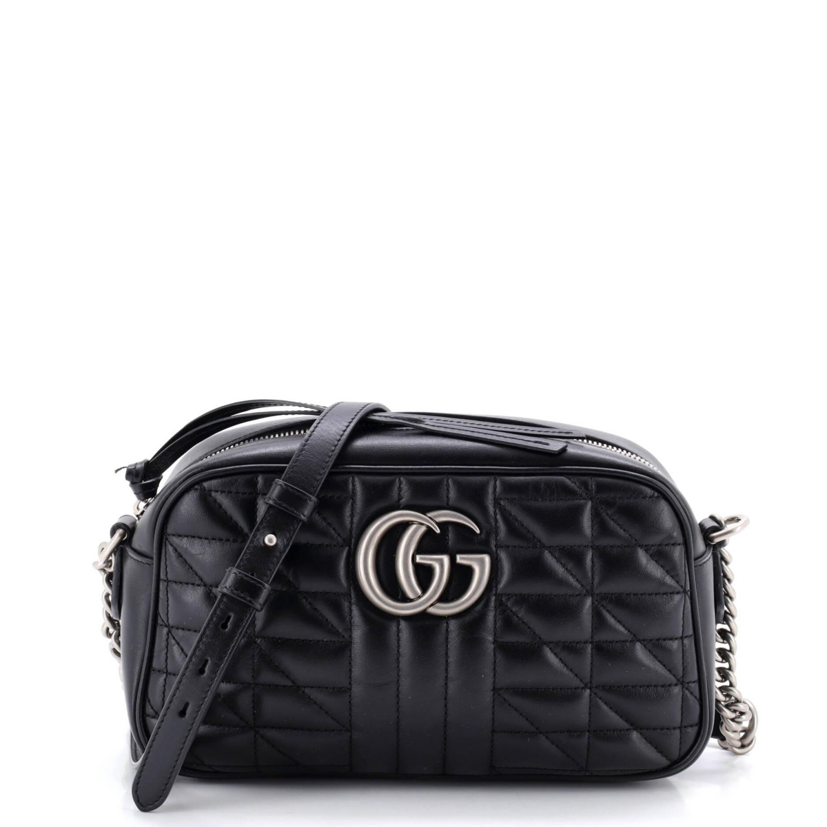 Click here for Pre-Owned Gucci Small Gg Marmont Shoulder Bag Mixe... prices