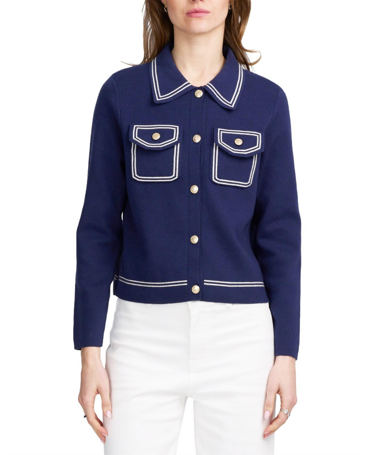 Click here for Elle Collection Womens Fine Gauge Western Cardigan... prices