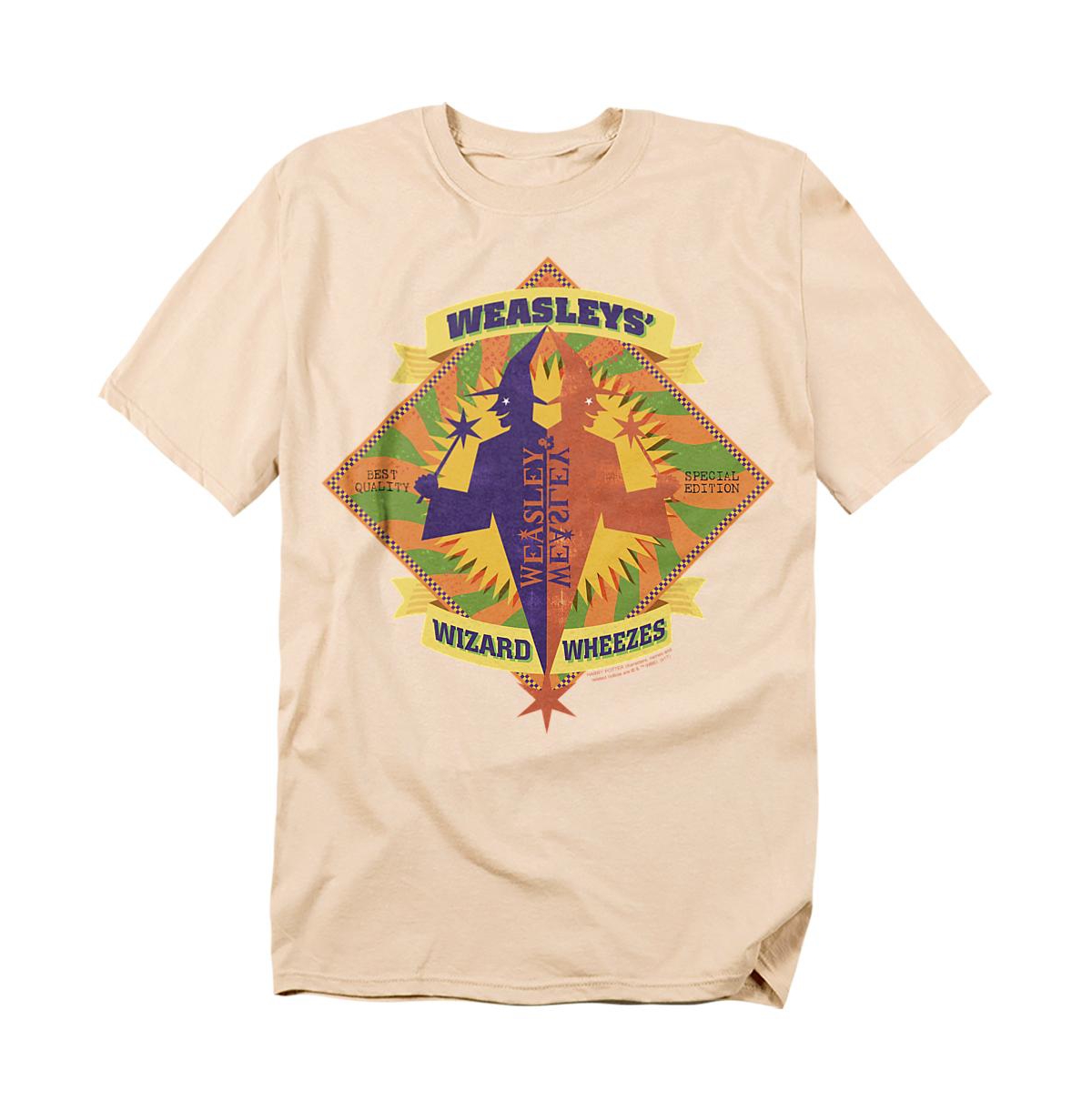 Click here for Harry Potter Mens Wizard Wheezes T Shirt - Cream prices