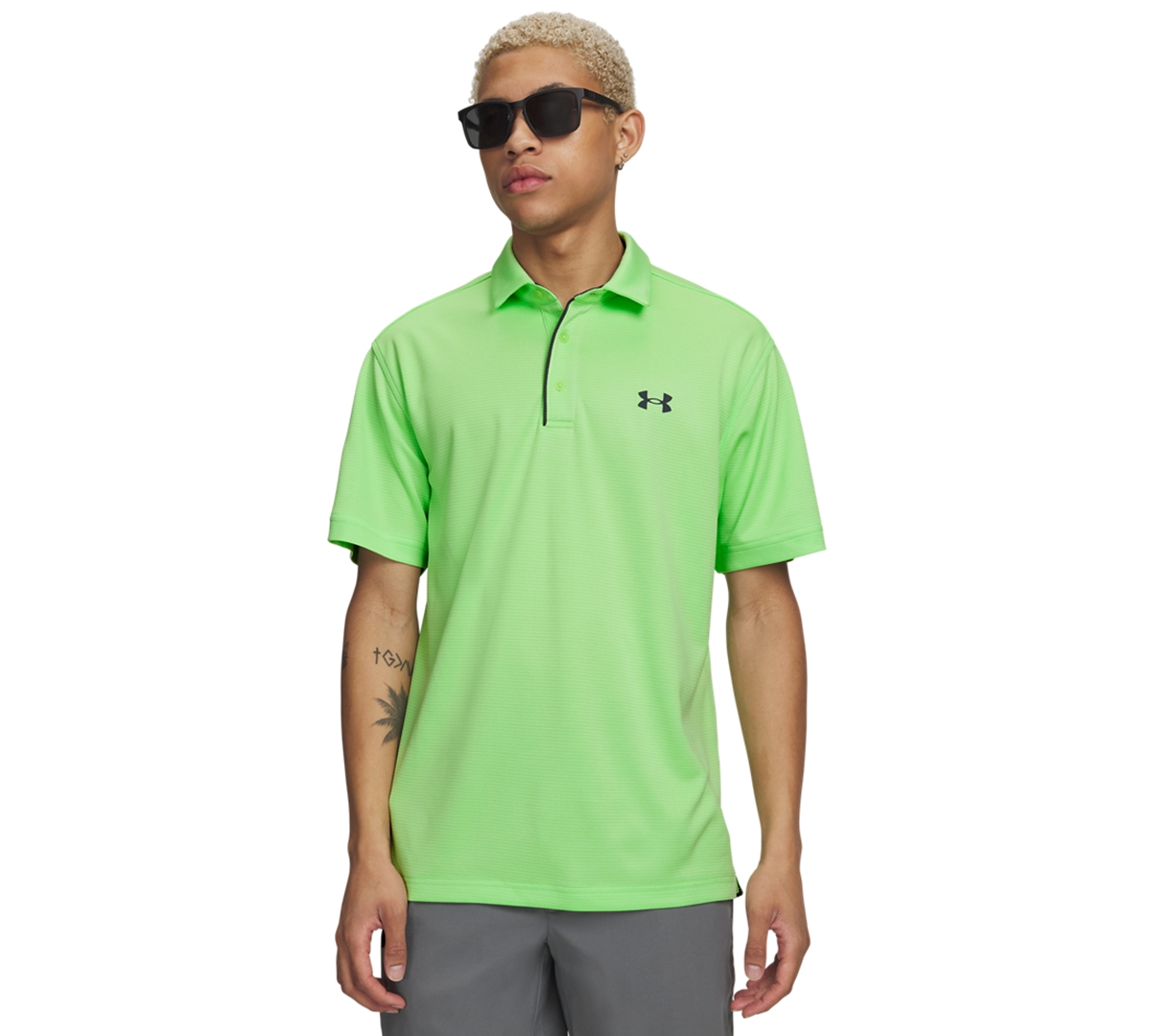 Click here for Under Armour Mens Tech Polo T-Shirt - Lumos Lime prices