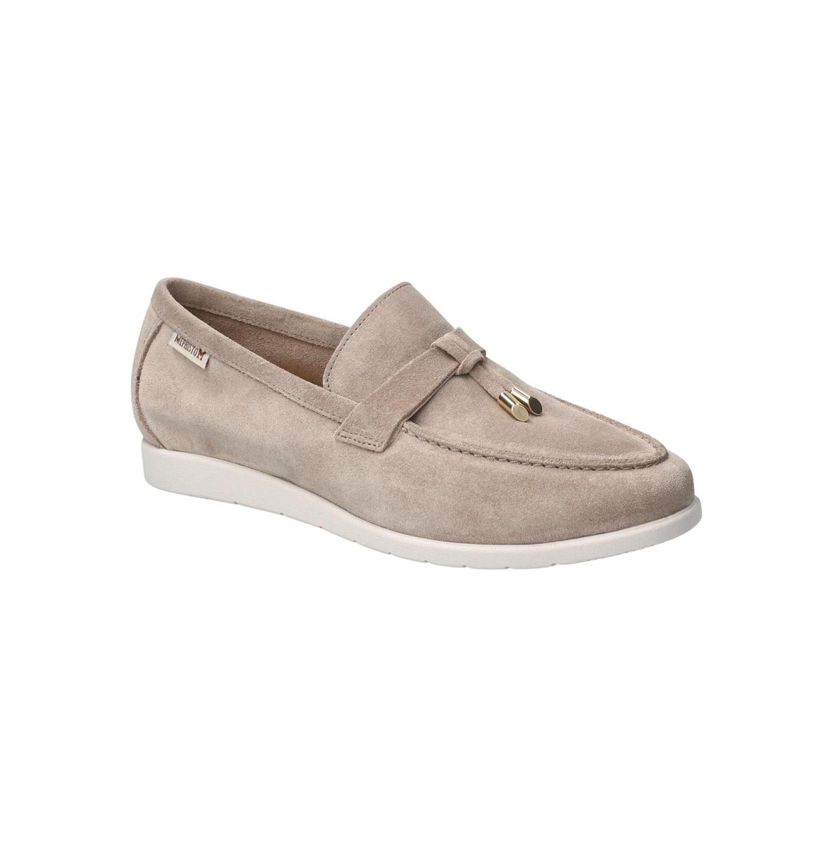 Click here for Mephisto Valenza Taupe Suede Loafer - Taupe prices