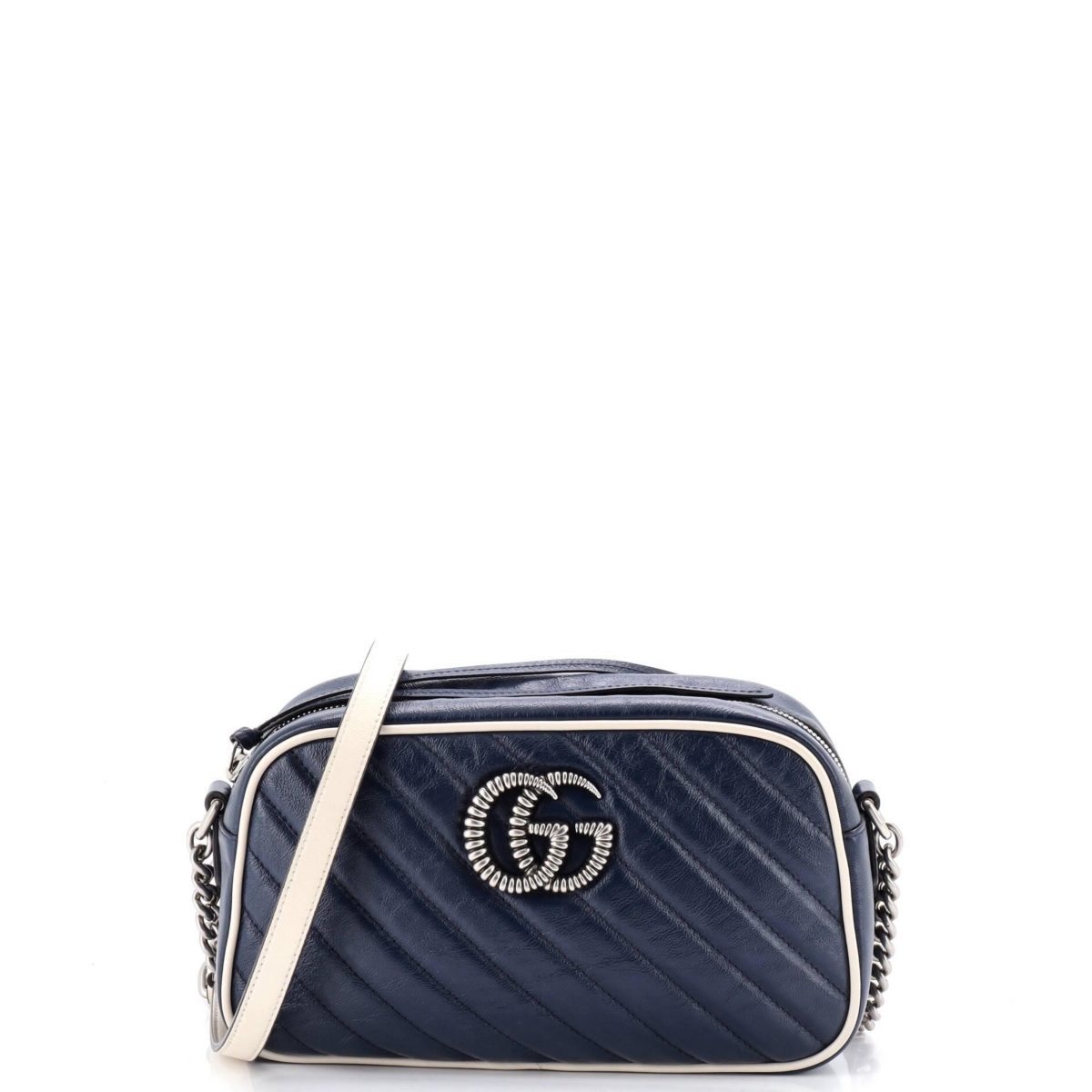 Click here for Pre-Owned Gucci Small Gg Marmont Shoulder Bag Diag... prices