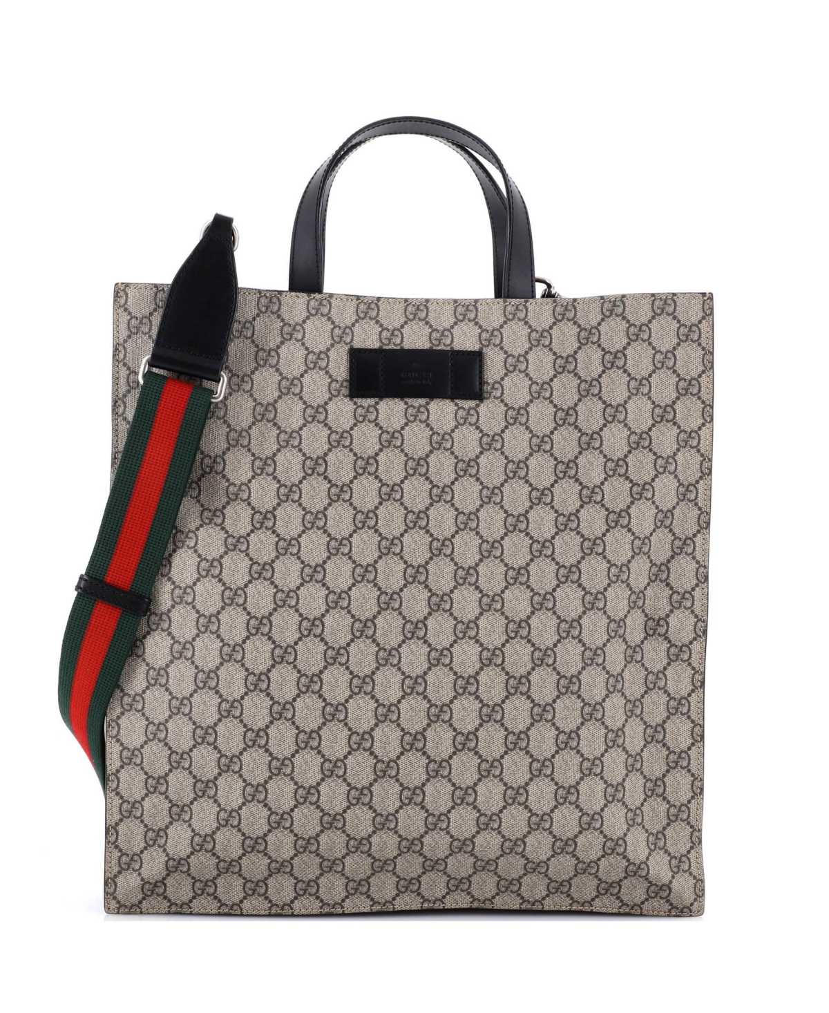 Click here for Pre-Owned Gucci Tall Convertible Soft Open Tote Gg... prices
