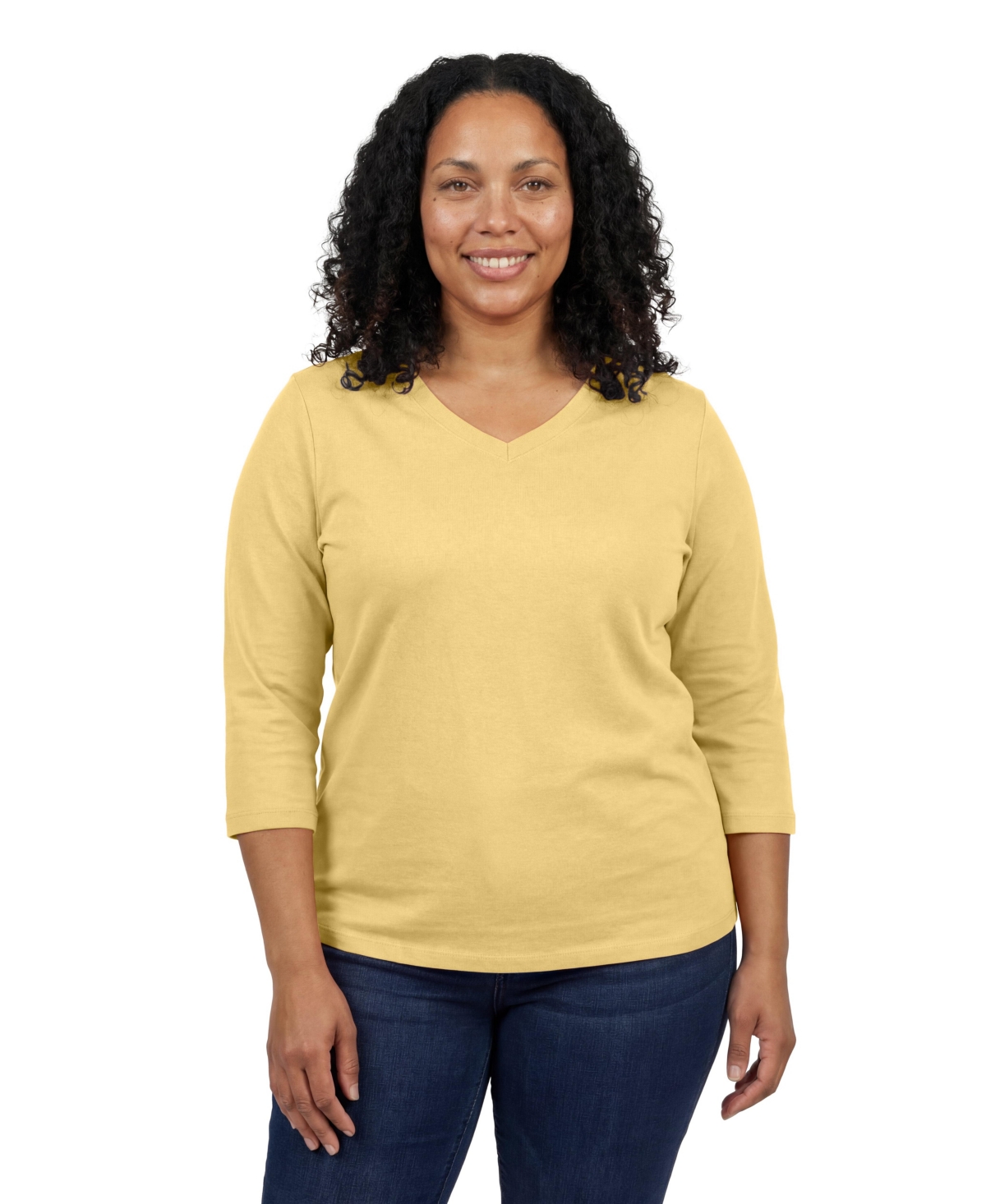 Click here for Woman Within Plus Size Within Perfect Three-Quarte... prices
