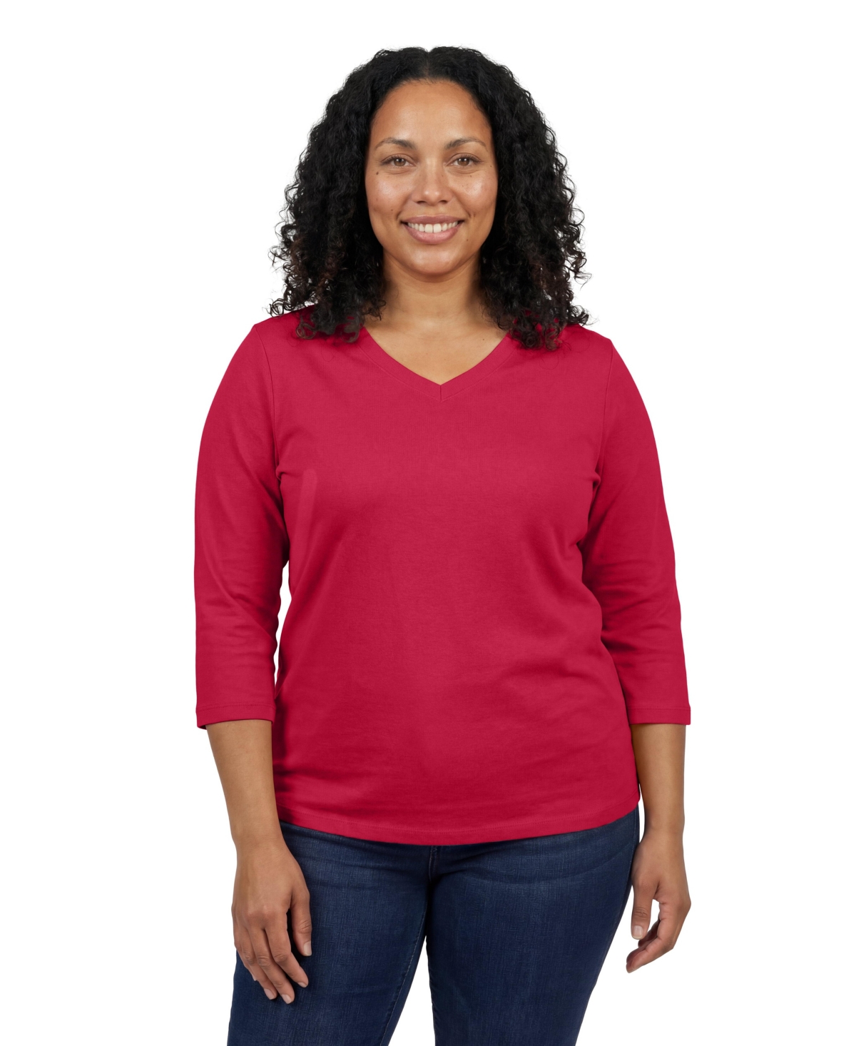 Click here for Woman Within Plus Size Within Perfect Three-Quarte... prices