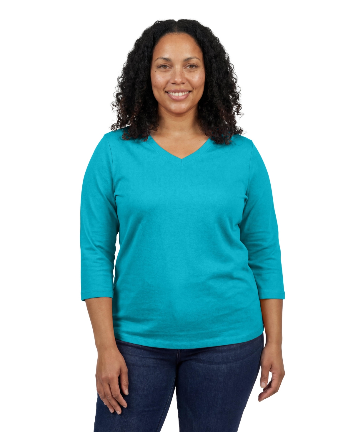 Click here for Woman Within Plus Size Within Perfect Three-Quarte... prices