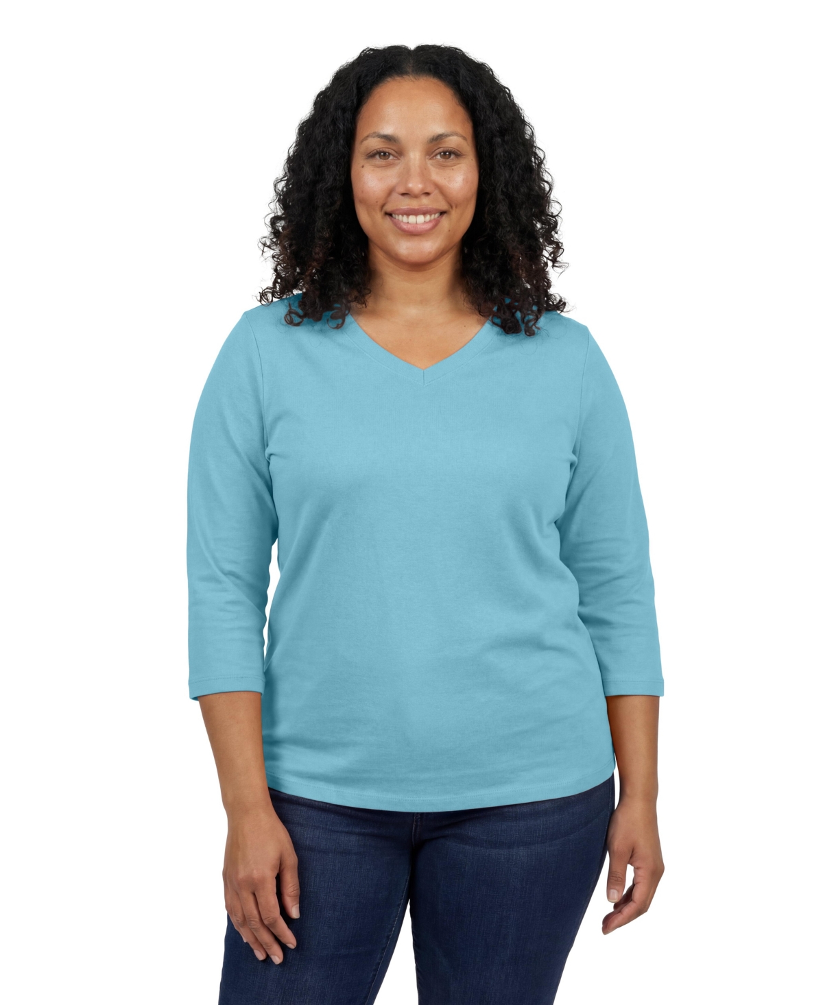 Click here for Woman Within Plus Size Within Perfect Three-Quarte... prices