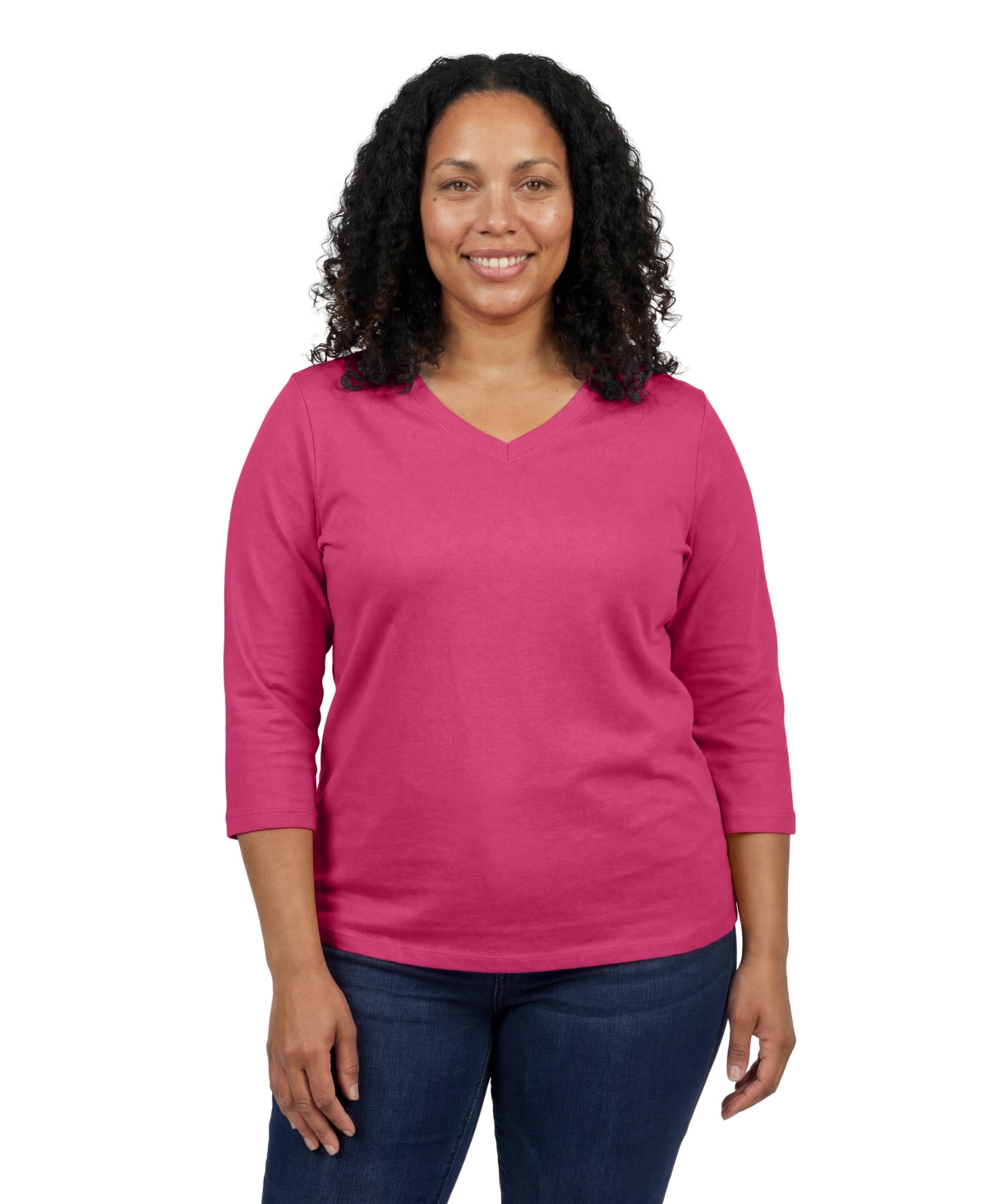Click here for Woman Within Plus Size Within Perfect Three-Quarte... prices