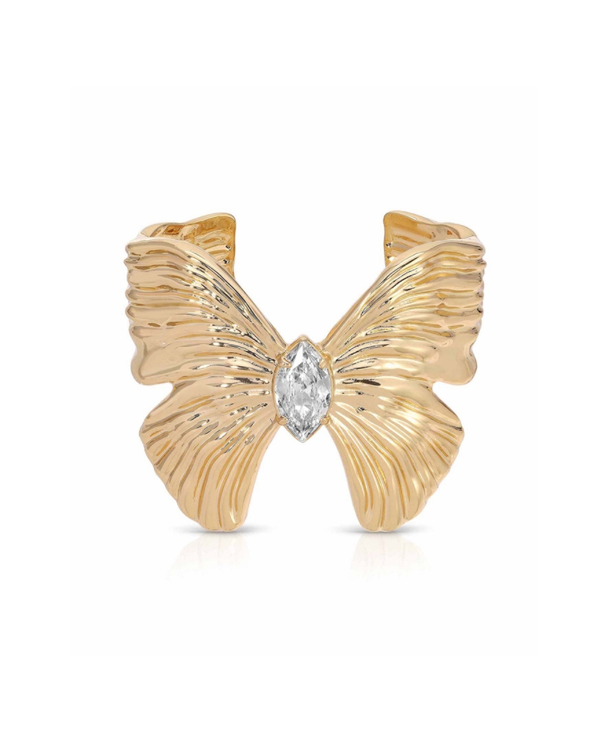 Click here for Ettika 18k Gold-Tone Butterfly Cuff Bracelet - Gol... prices
