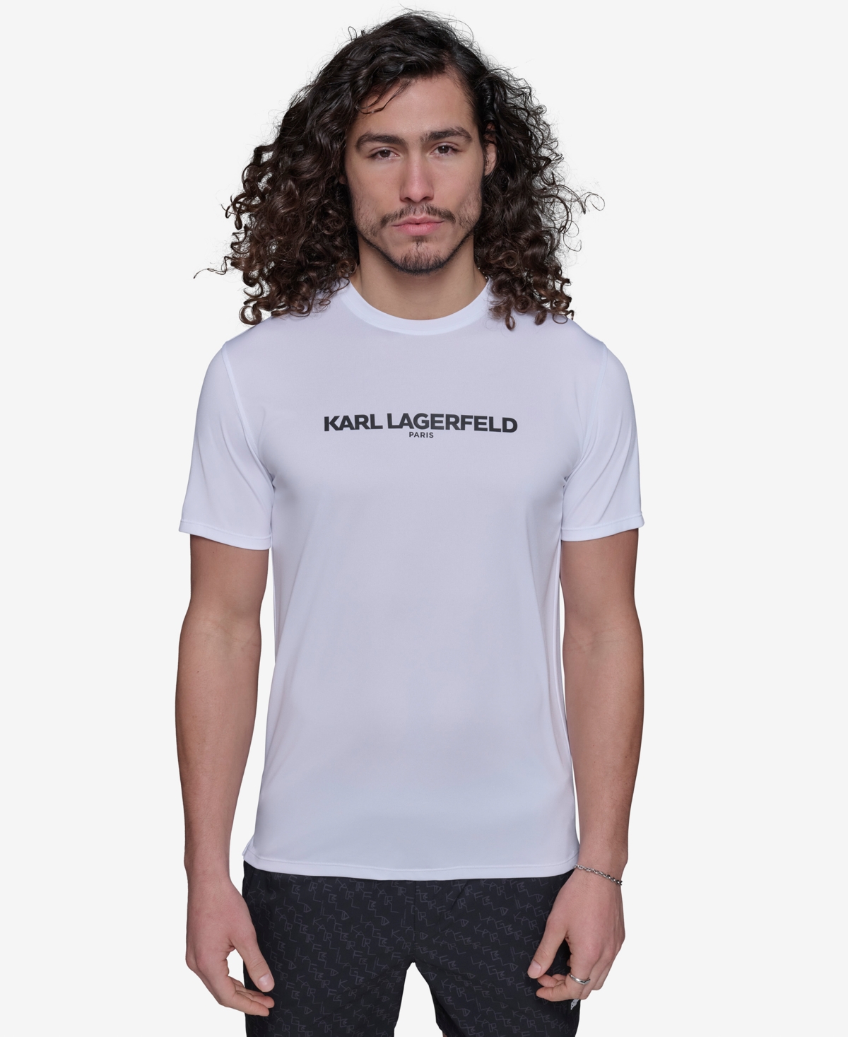 Click here for Karl Lagerfeld Paris Mens Short-Sleeve Logo Rashgu... prices