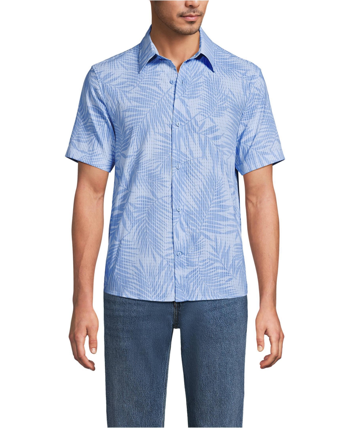 Click here for Lands End Mens Short Sleeve Cooling Shirt - Soft s... prices
