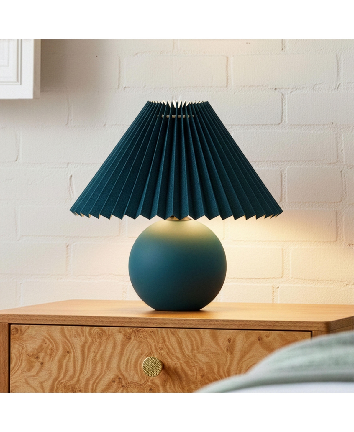 Click here for Brightech Serena 10 Ceramic Led Table Lamp with Pl... prices
