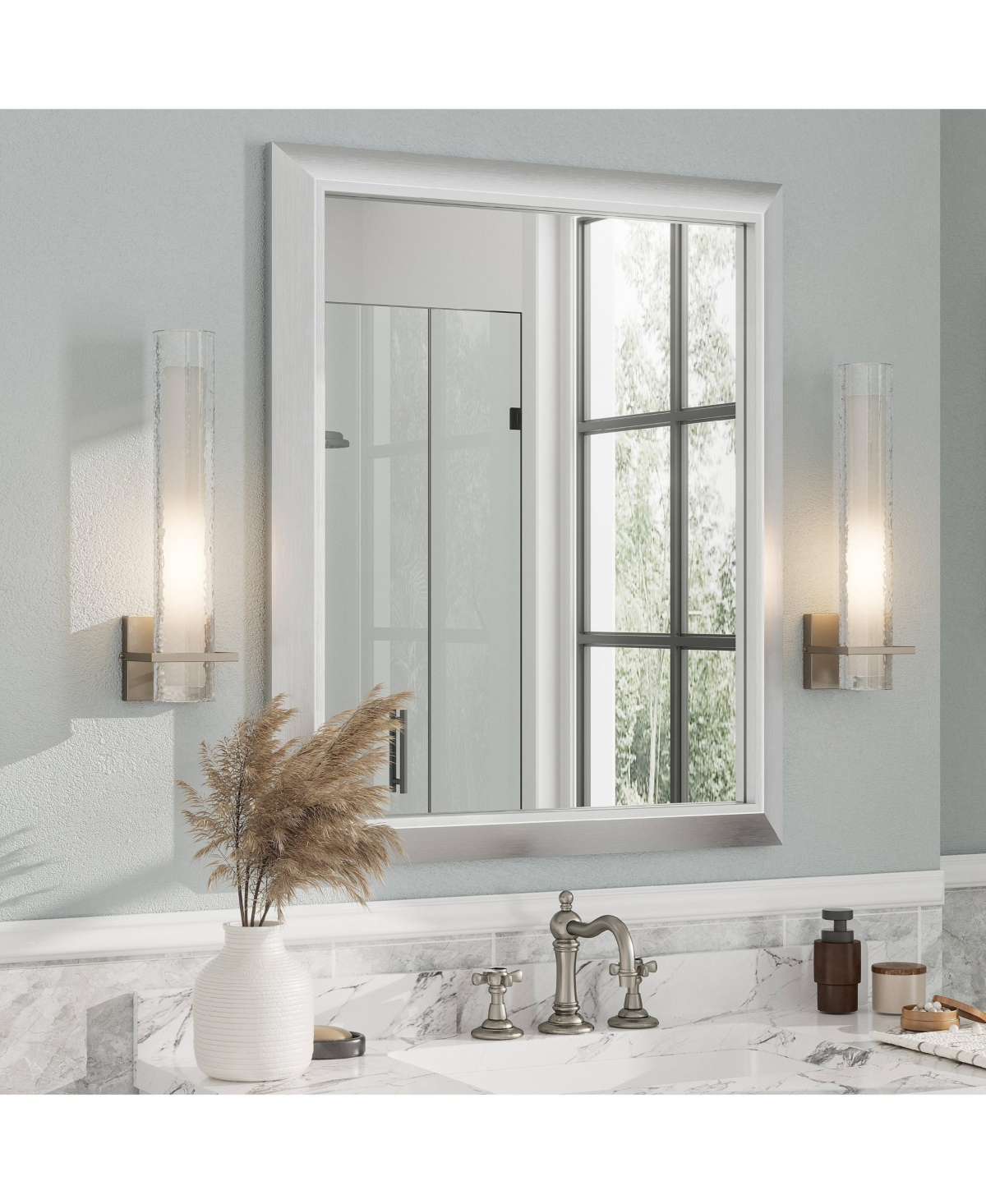 Click here for Apmir 30 x 36 Inch Thick Metal Framed Wall Mirrors... prices