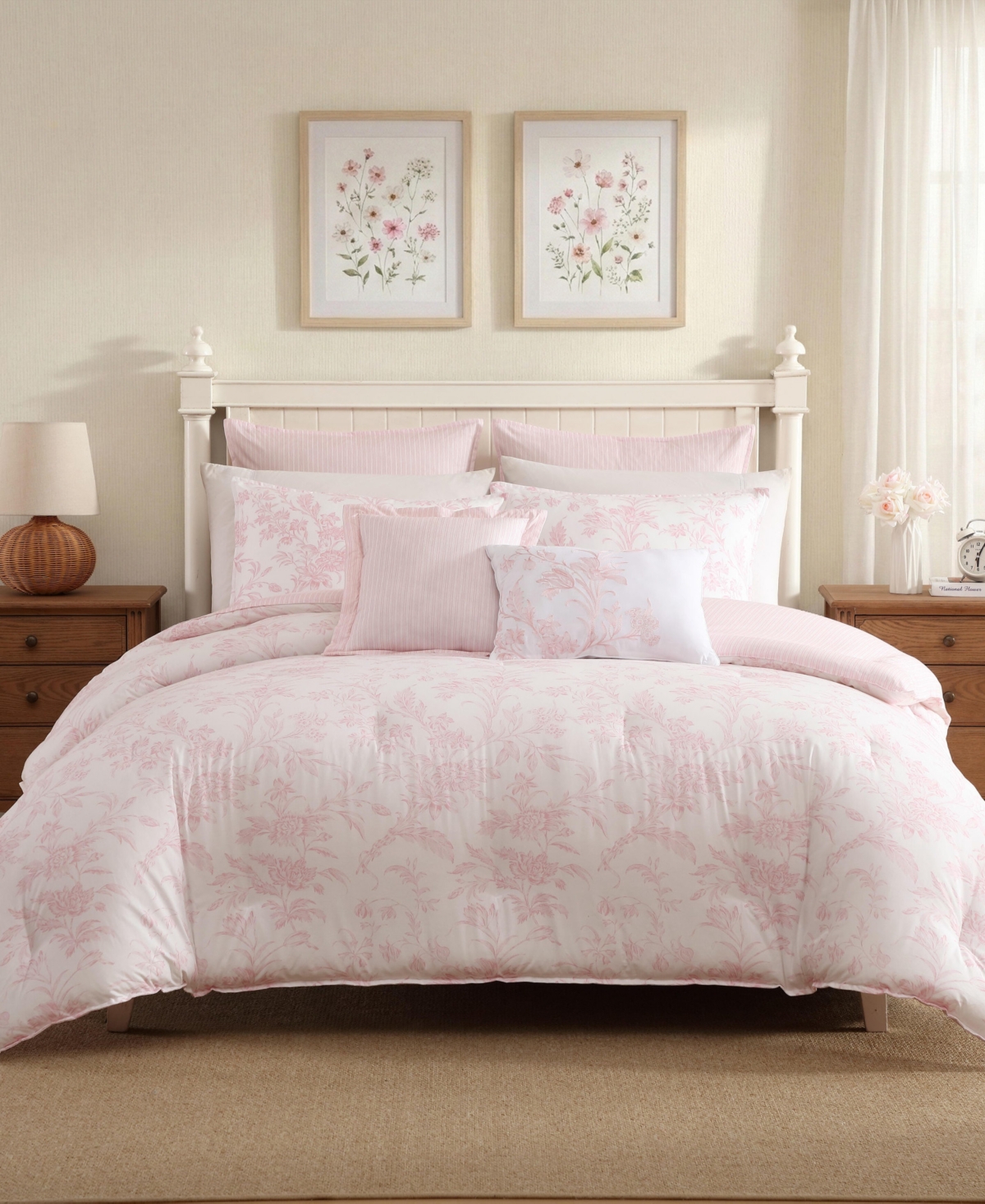 Click here for Laura Ashley Natalie Cotton 5-Pc. Comforter Set  T... prices