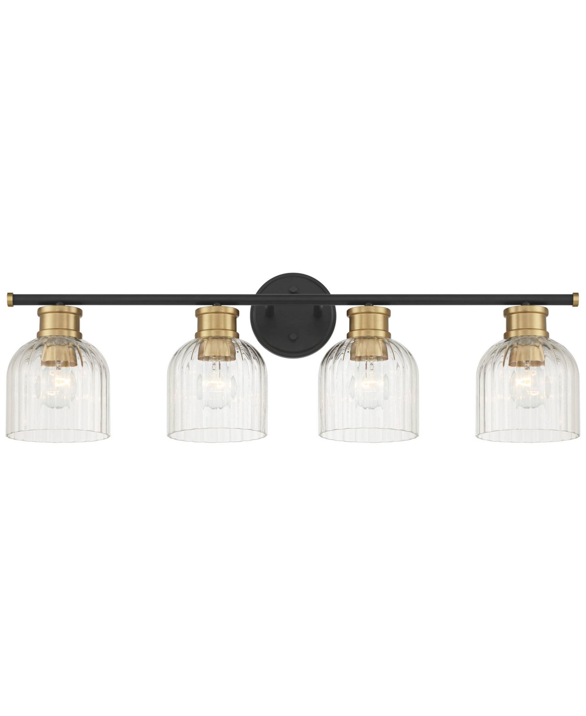 Click here for Stiffel Lana 31 3/4 Wide and Warm Brass 4-Light Ba... prices