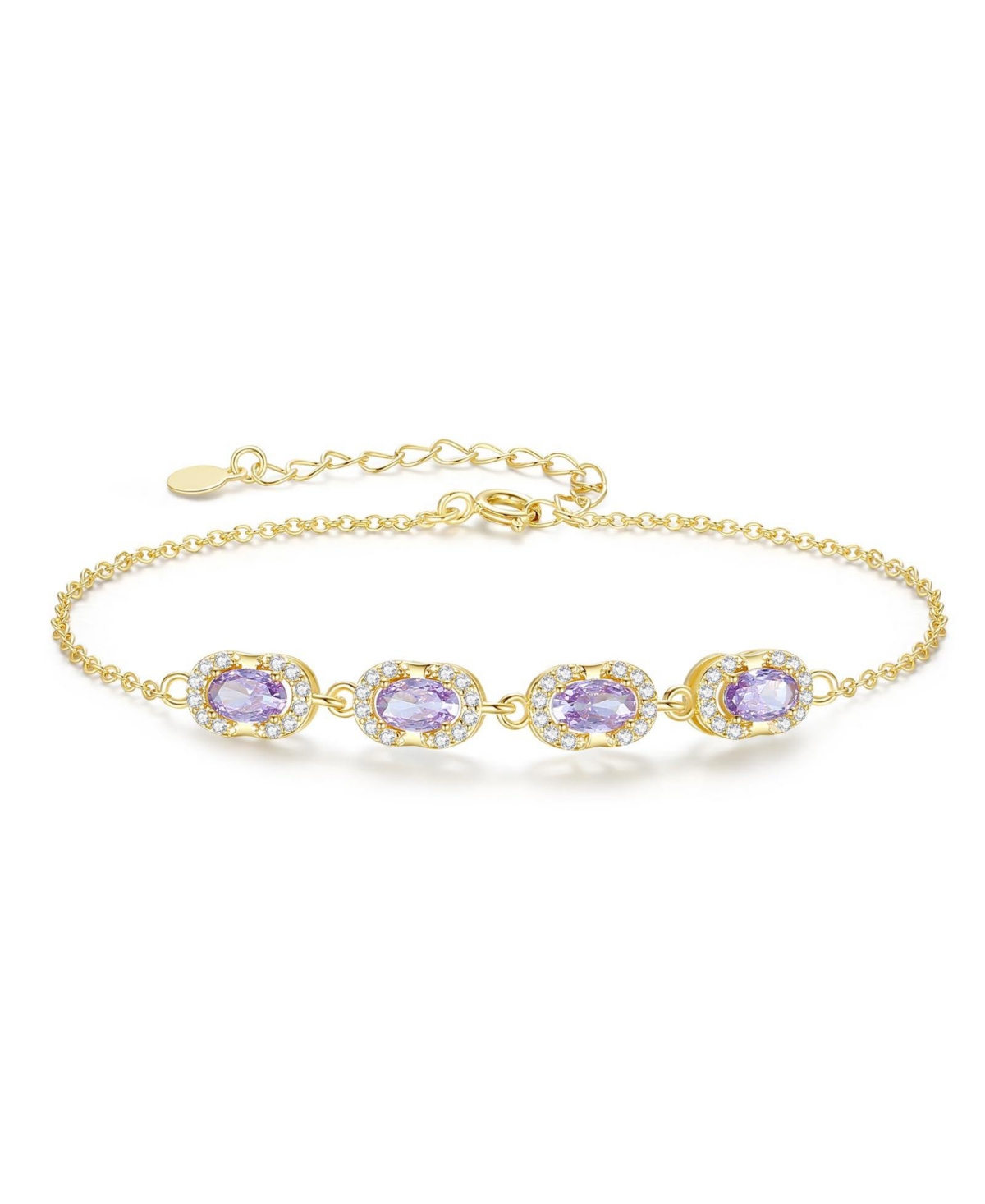 Click here for Gnuadz Birthstone Bracelet Women Dainty Link Jewel... prices