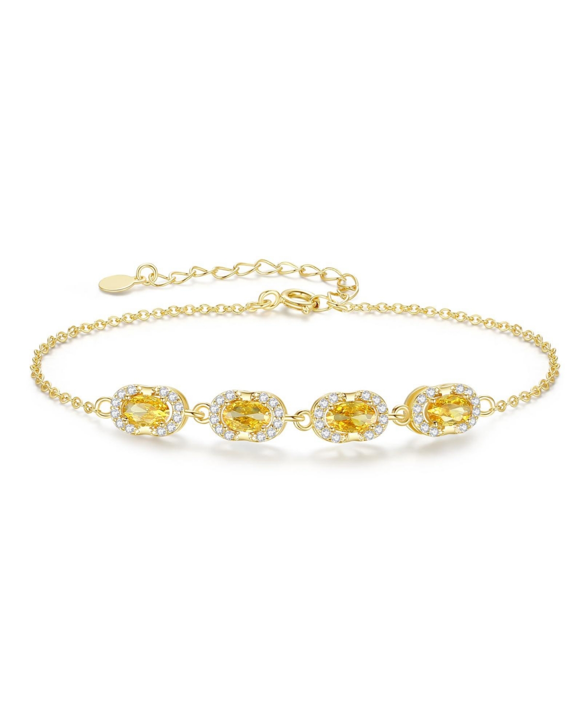 Click here for Gnuadz Birthstone Bracelet Women Dainty Link Jewel... prices