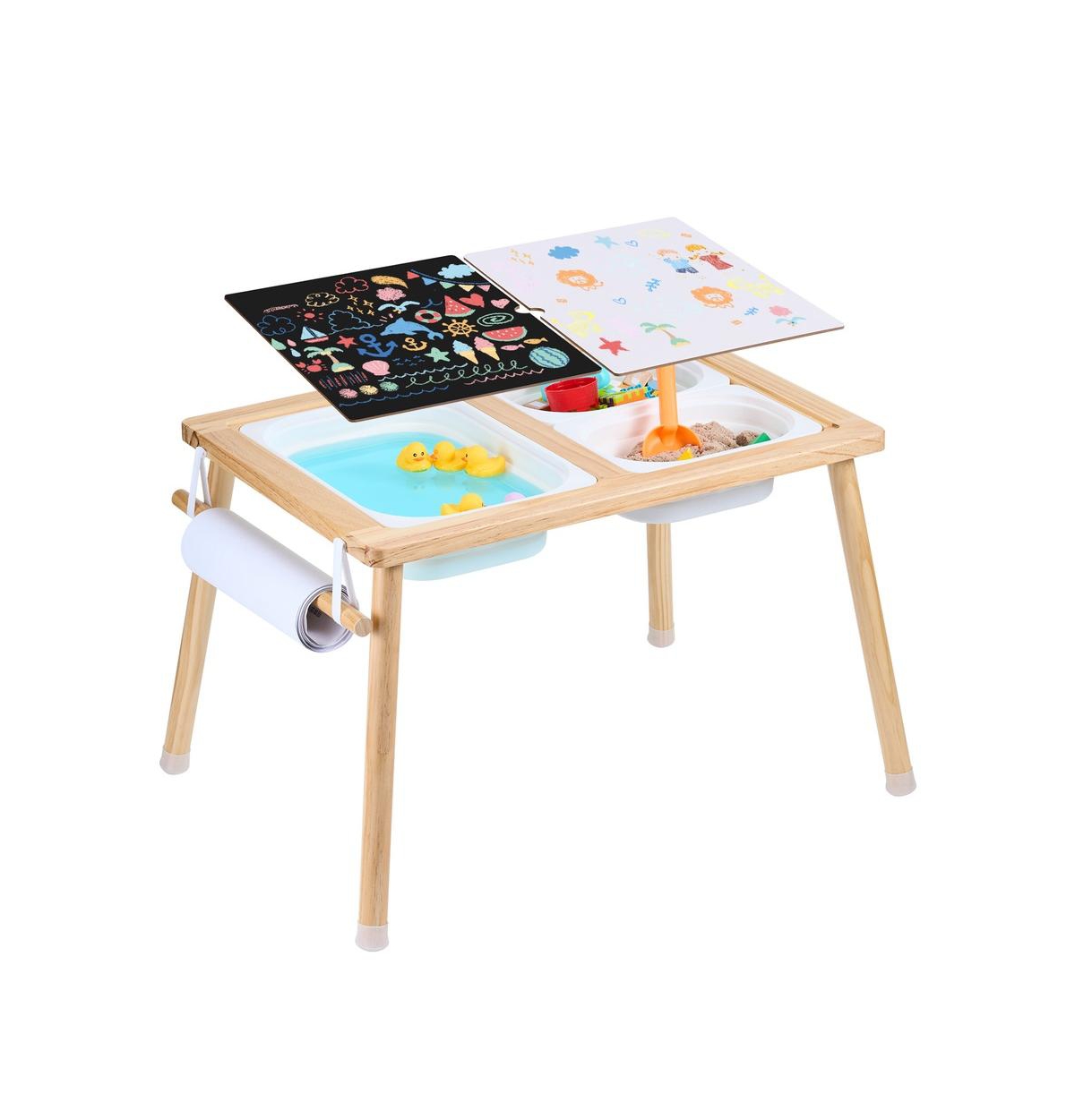 Click here for Sugift Wooden Sand and Water Sensory Activity Tabl... prices
