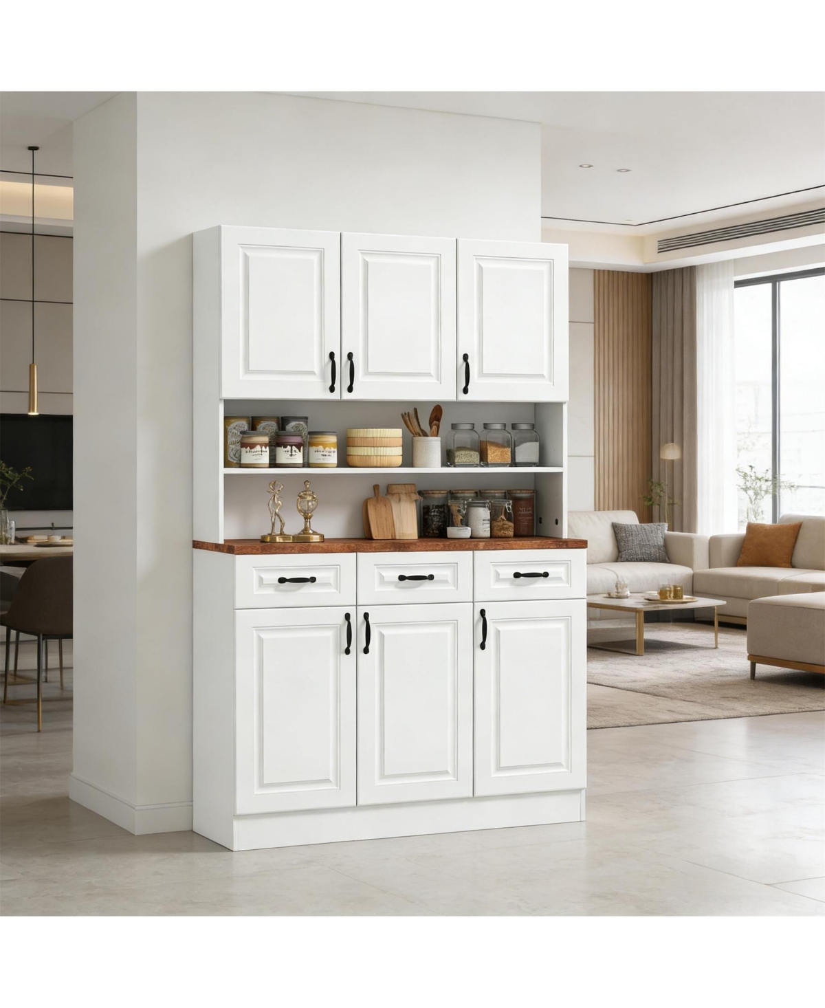 Click here for Clihome 70.75 Pantry Storage Cabinet - Kitchen Cup... prices
