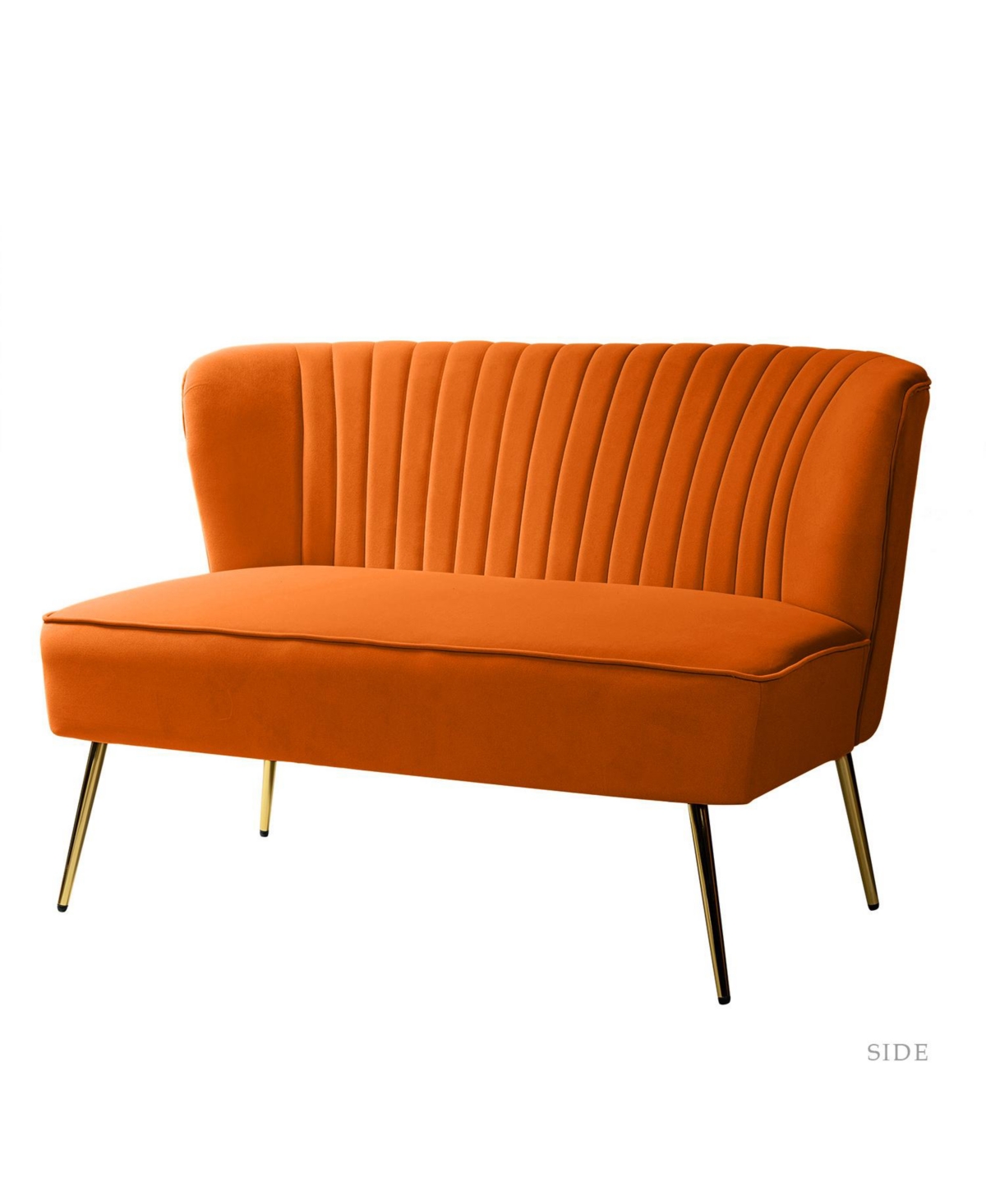 Click here for Hulala Home Euclid 47 Contemporary Velvet 2-Seat A... prices