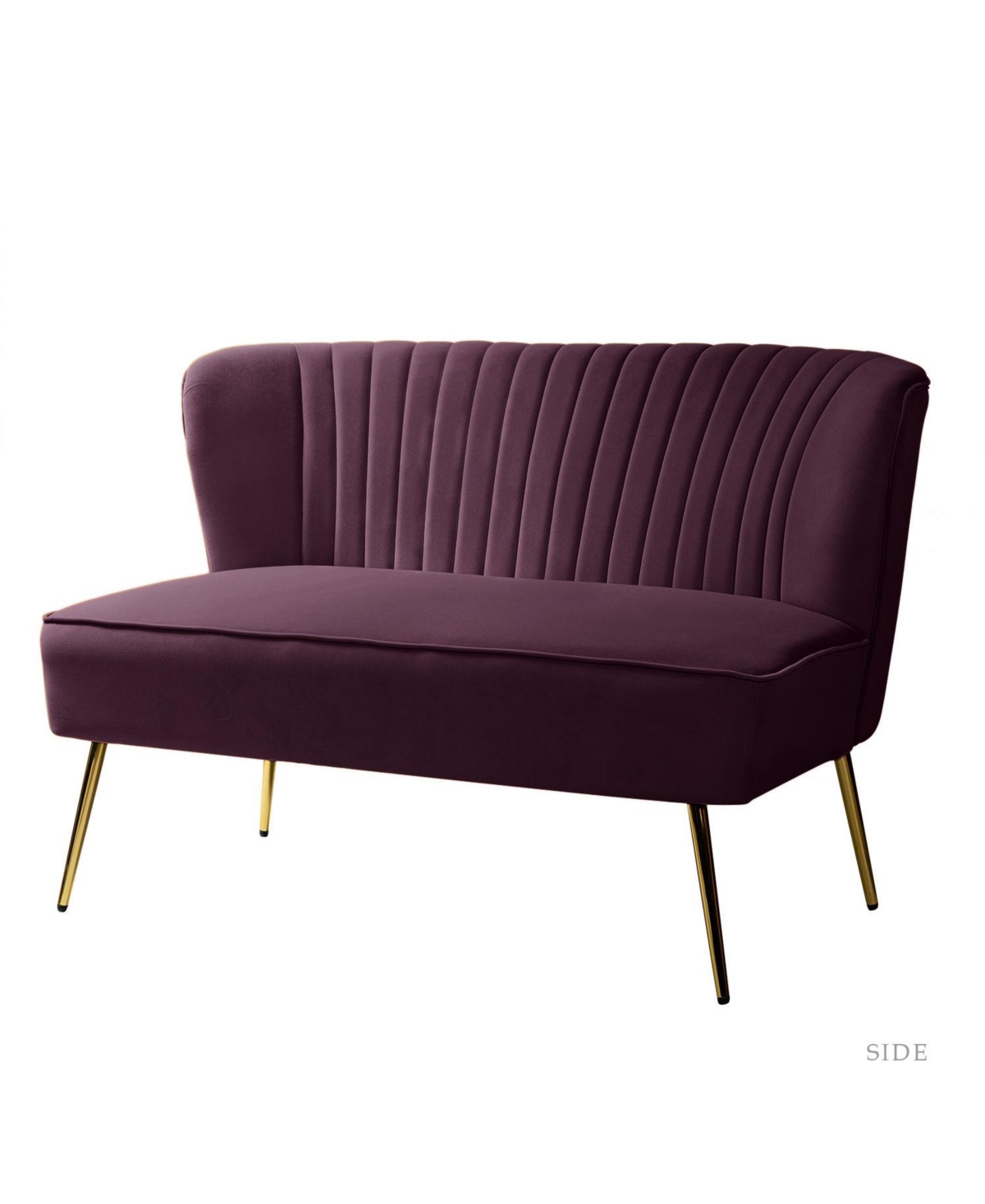 Click here for Hulala Home Euclid 47 Contemporary Velvet 2-Seat A... prices