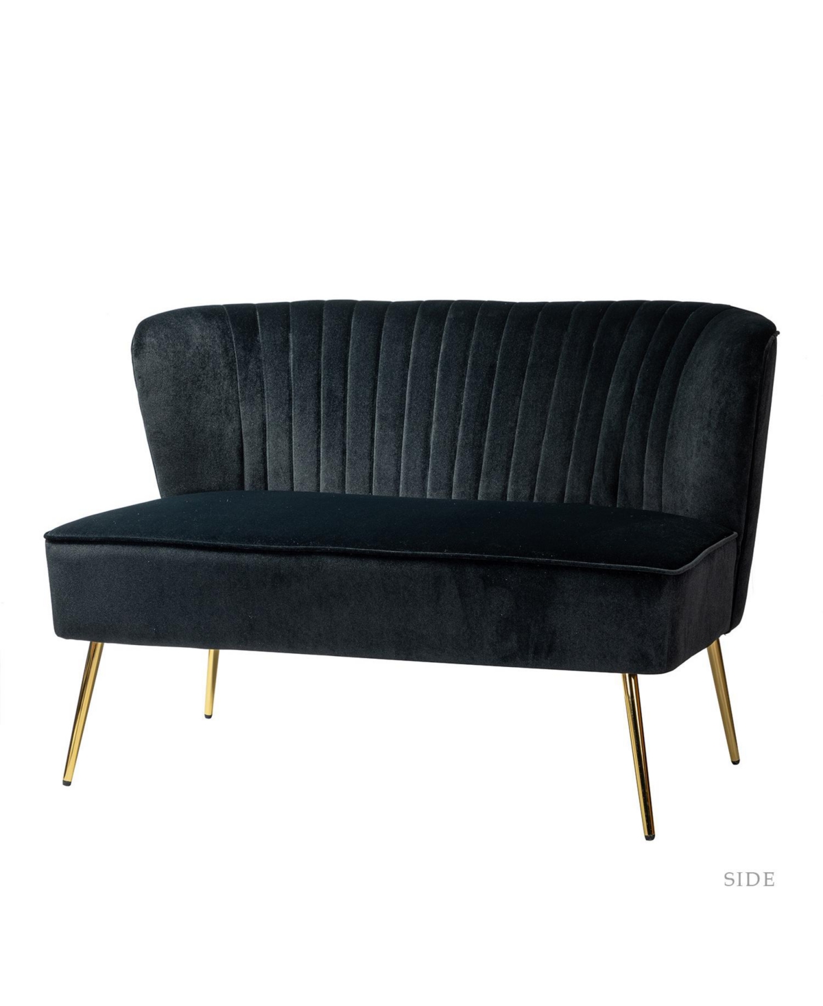 Click here for Hulala Home Euclid 47 Contemporary Velvet 2-Seat A... prices