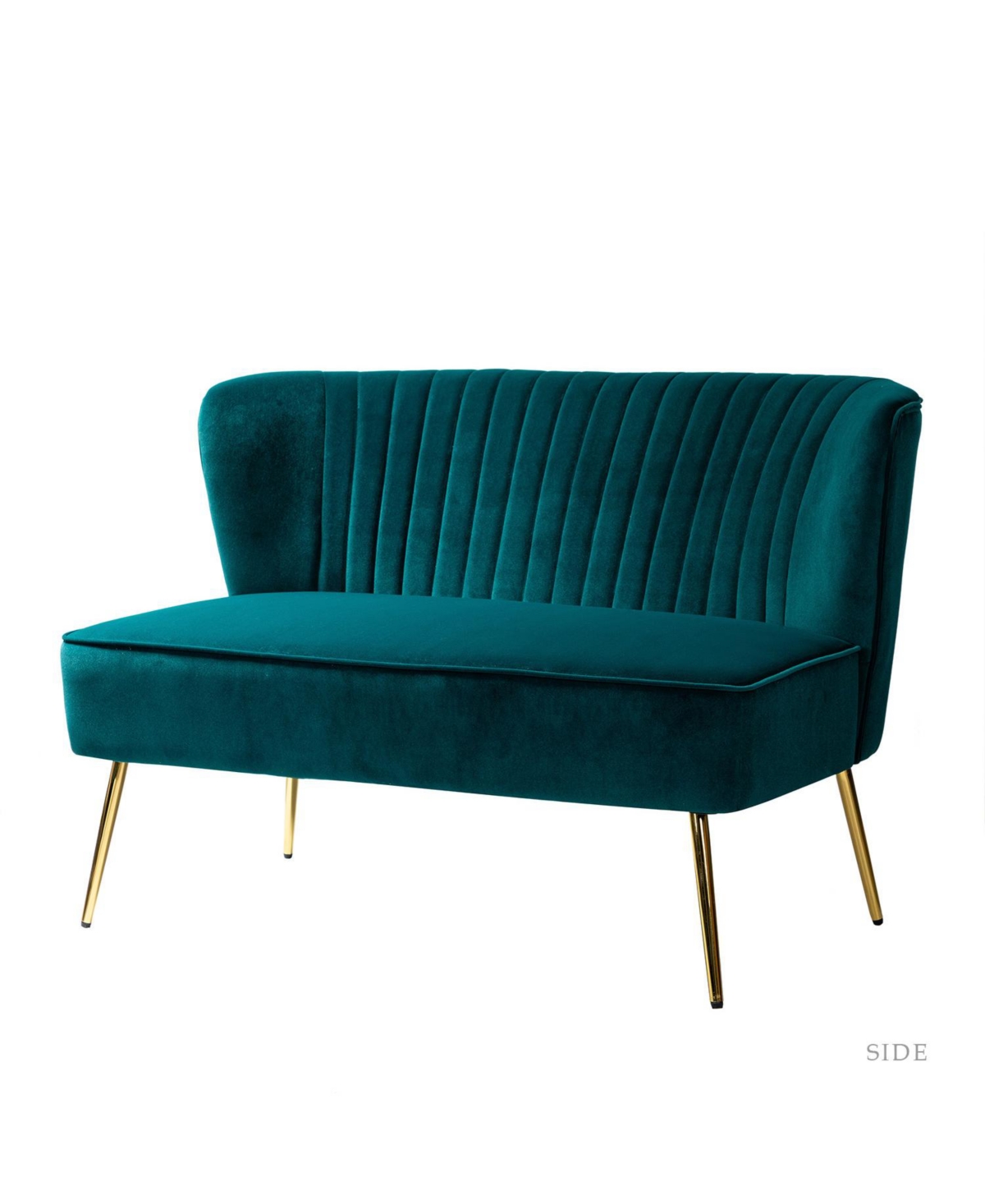 Click here for Hulala Home Euclid 47 Contemporary Velvet 2-Seat A... prices