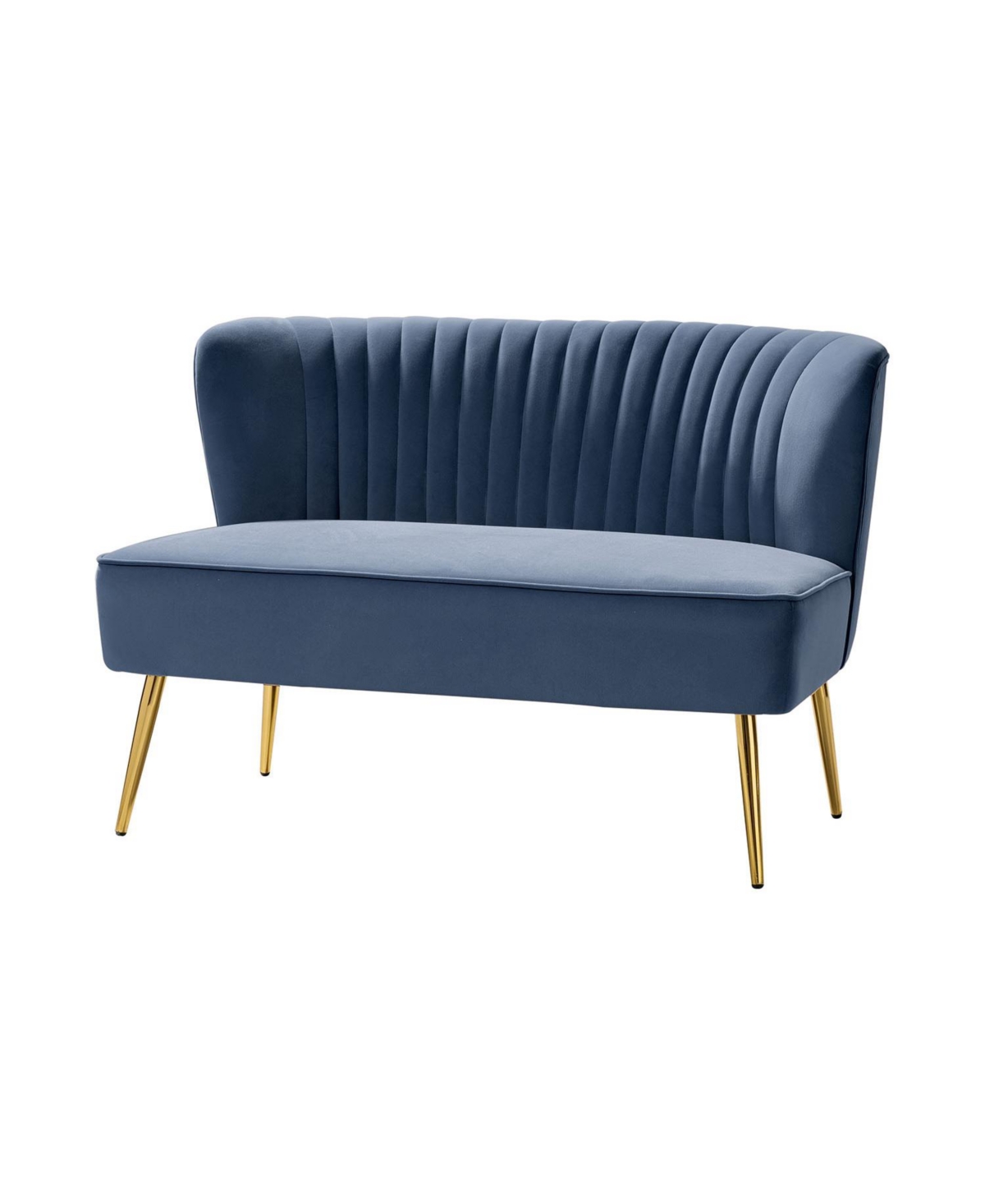 Click here for Hulala Home Euclid 47 Contemporary Velvet 2-Seat A... prices