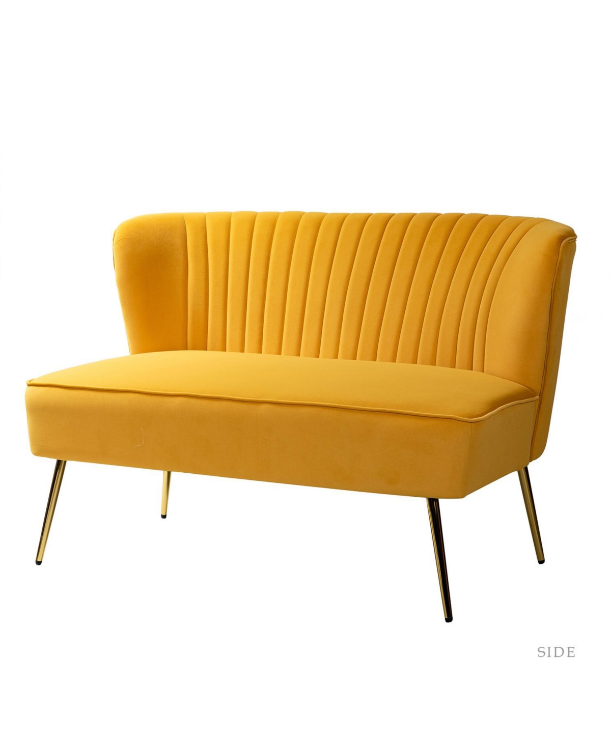 Click here for Hulala Home Euclid 47 Contemporary Velvet 2-Seat A... prices