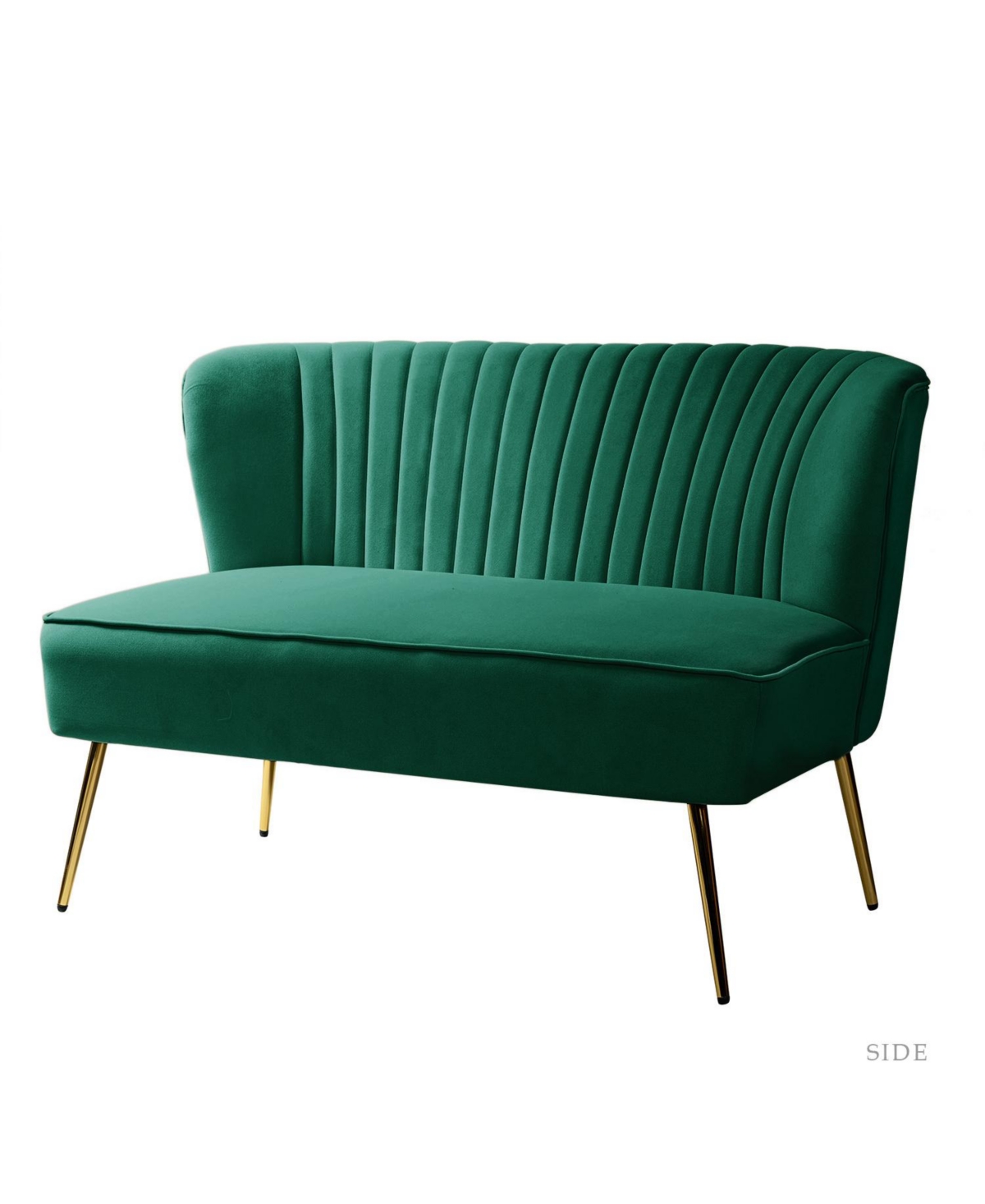 Click here for Hulala Home Euclid 47 Contemporary Velvet 2-Seat A... prices