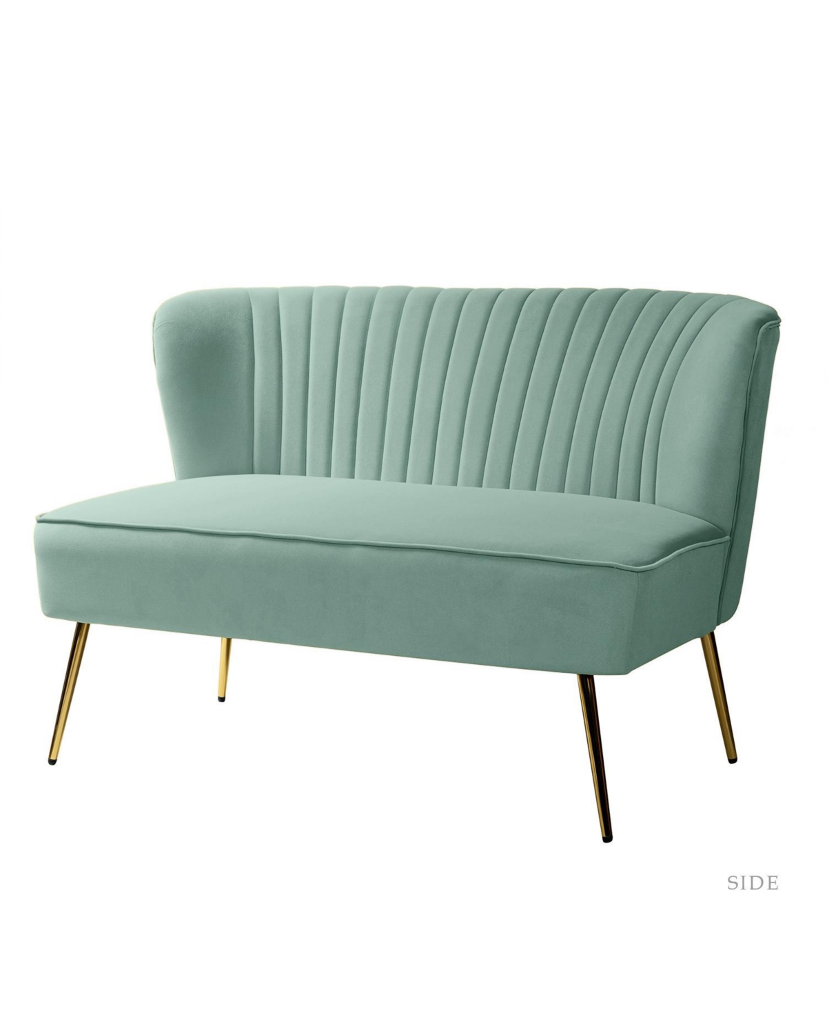 Click here for Hulala Home Euclid 47 Contemporary Velvet 2-Seat A... prices