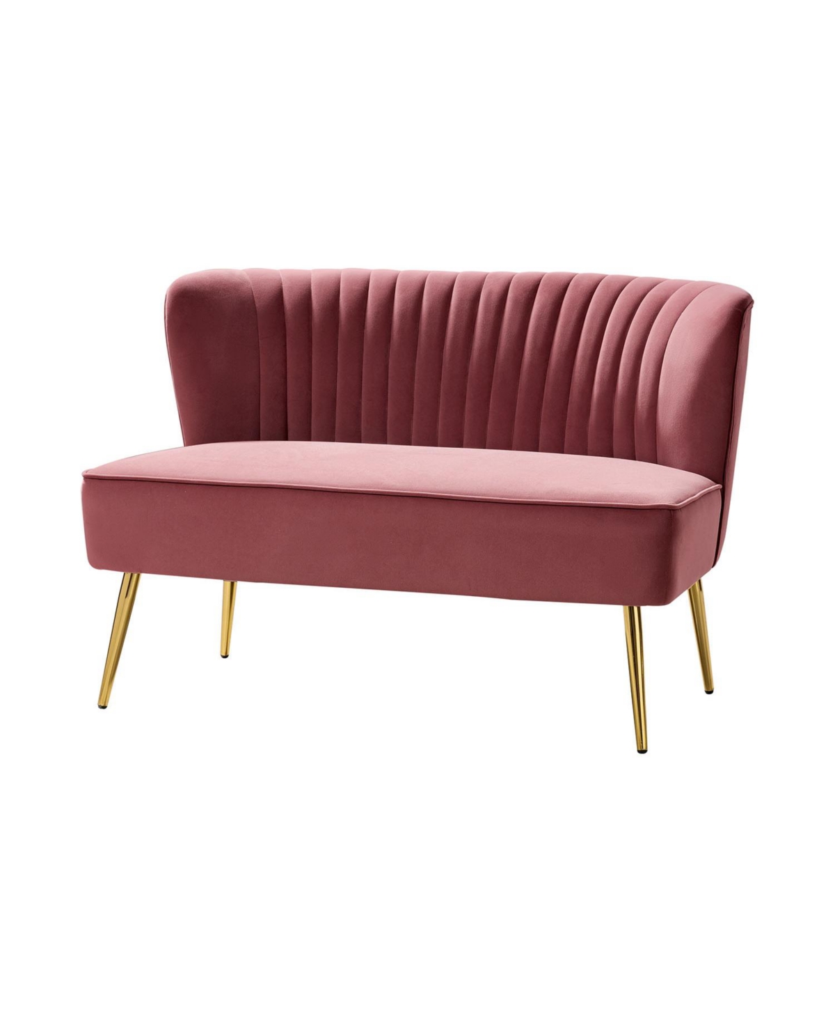 Click here for Hulala Home Euclid 47 Contemporary Velvet 2-Seat A... prices