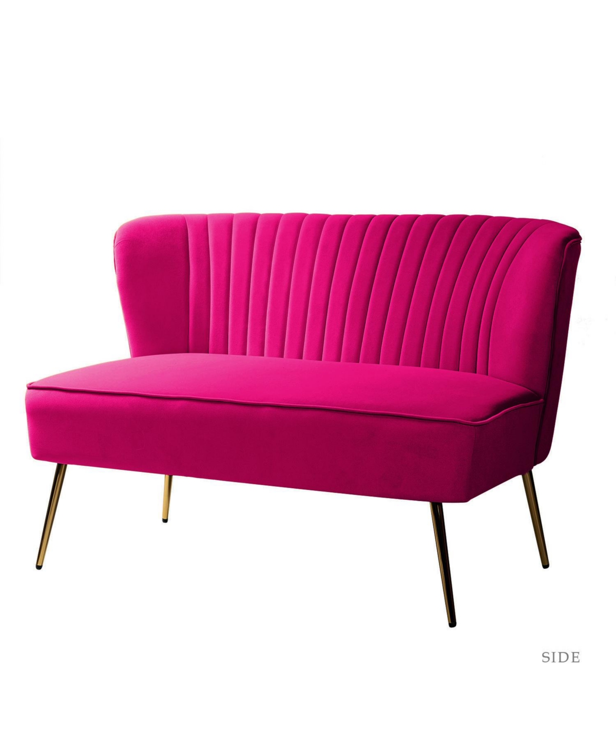 Click here for Hulala Home Euclid 47 Contemporary Velvet 2-Seat A... prices