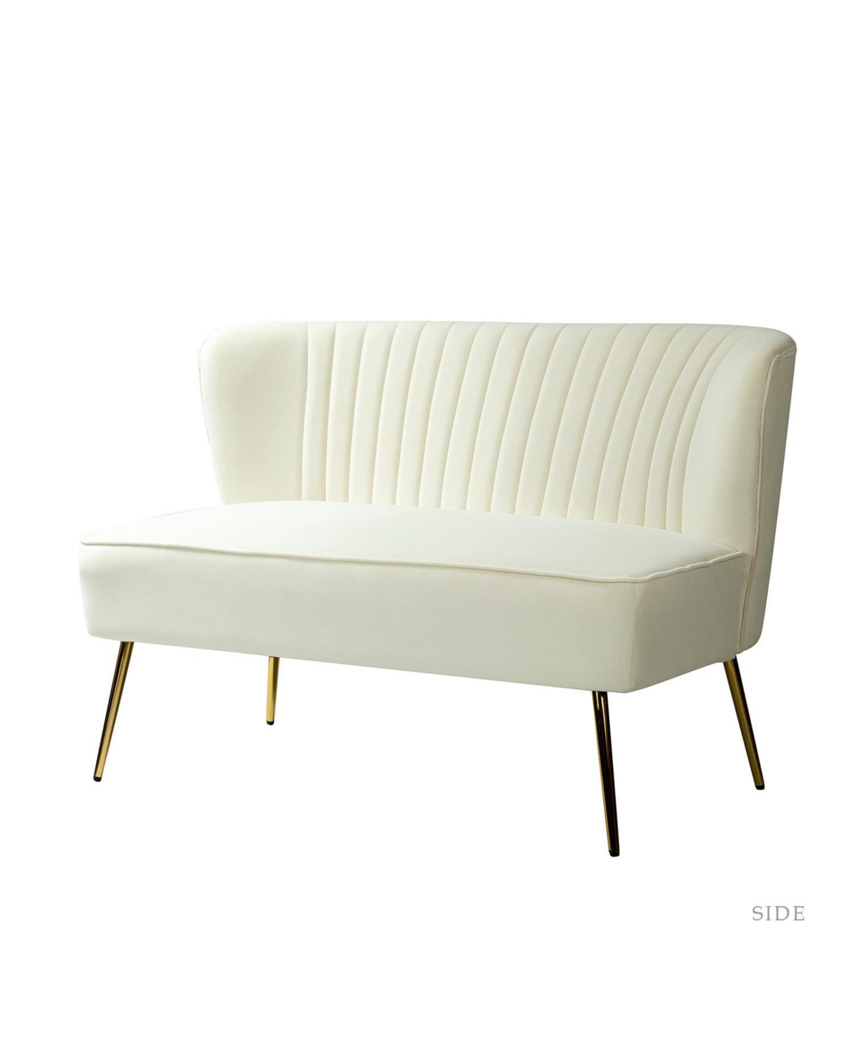 Click here for Hulala Home Euclid 47 Contemporary Velvet 2-Seat A... prices