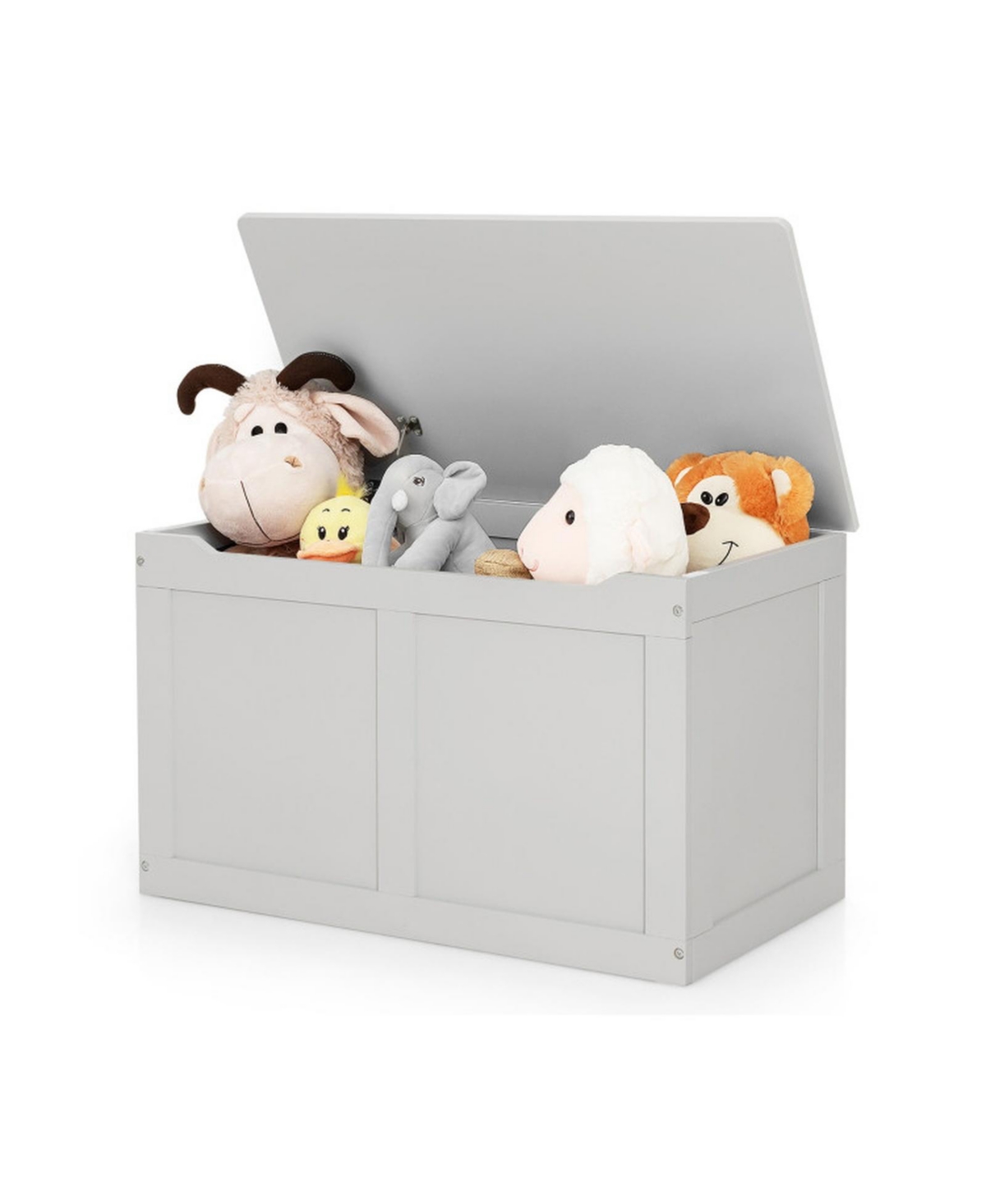 Click here for Gouun Safety Hinge Wooden Toy Storage Chest Organi... prices