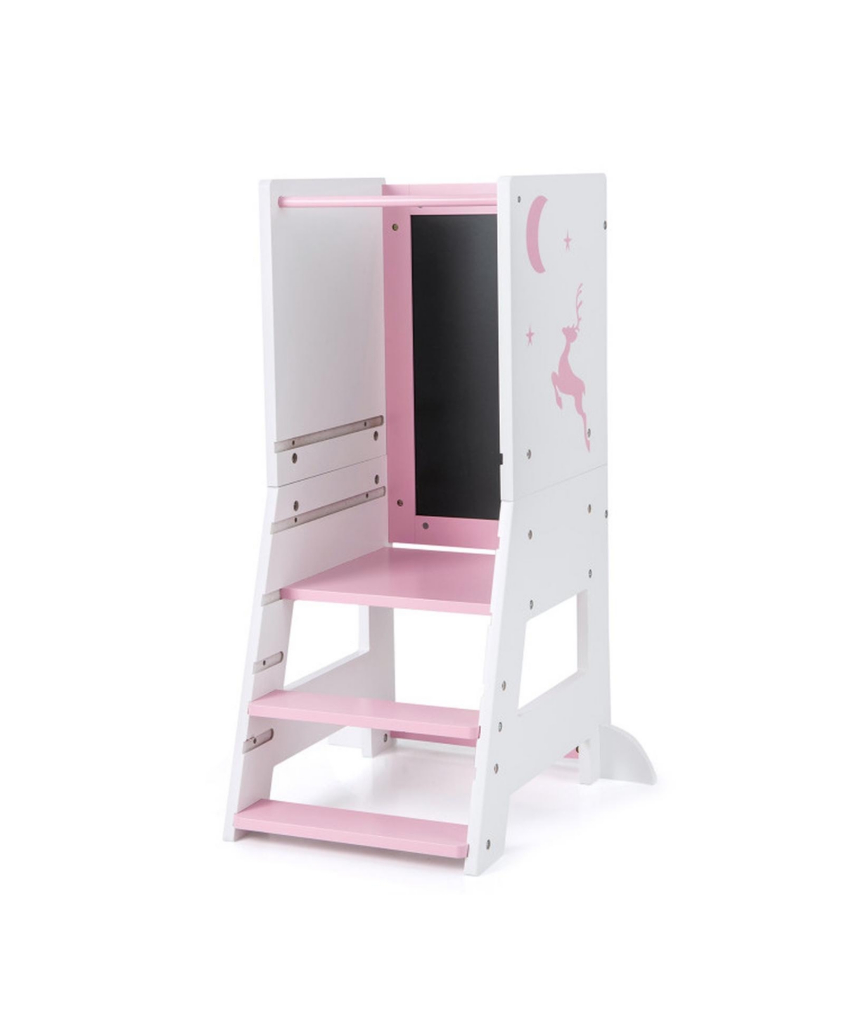 Click here for Gouun Toddler Kitchen Standing Tower with Chalkboa... prices