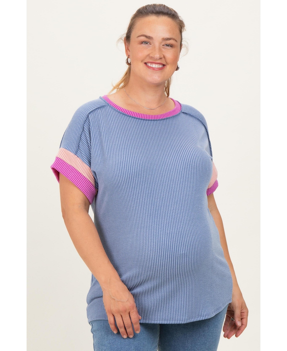 Click here for Dusty Blue Ribbed Co - Blue prices