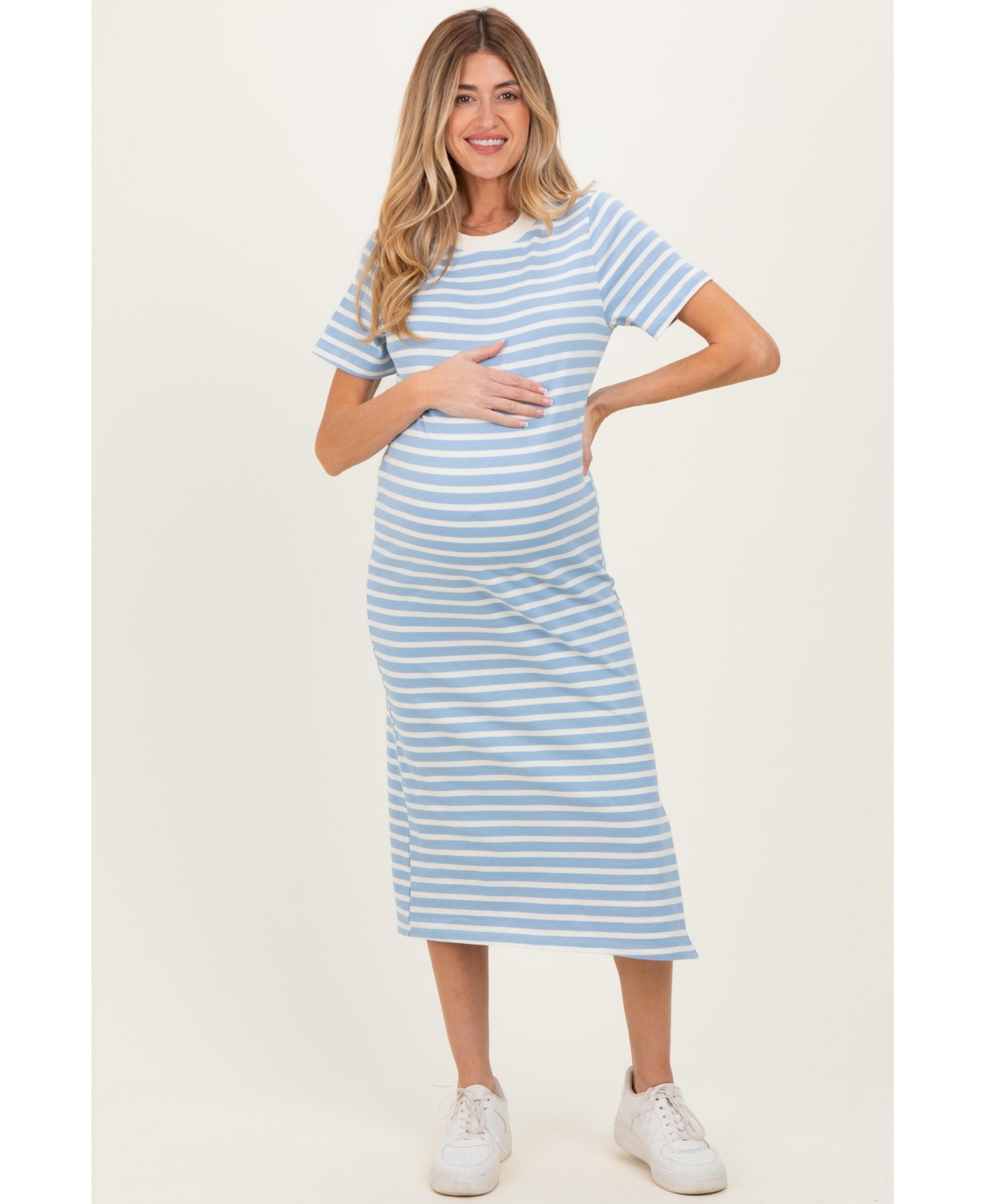 Click here for Navy Striped Short S - Light blue prices