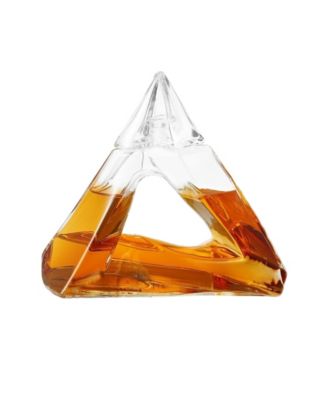 The Wine Savant Penrose Triangle 25 oz. Glass Decanter - Macy's
